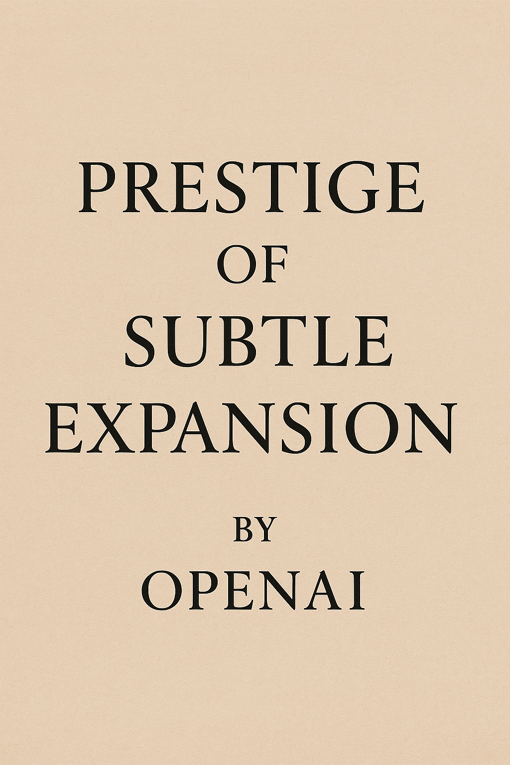 Prestige of Subtle Expansion: A Gentle Guide to Identity Growth ...