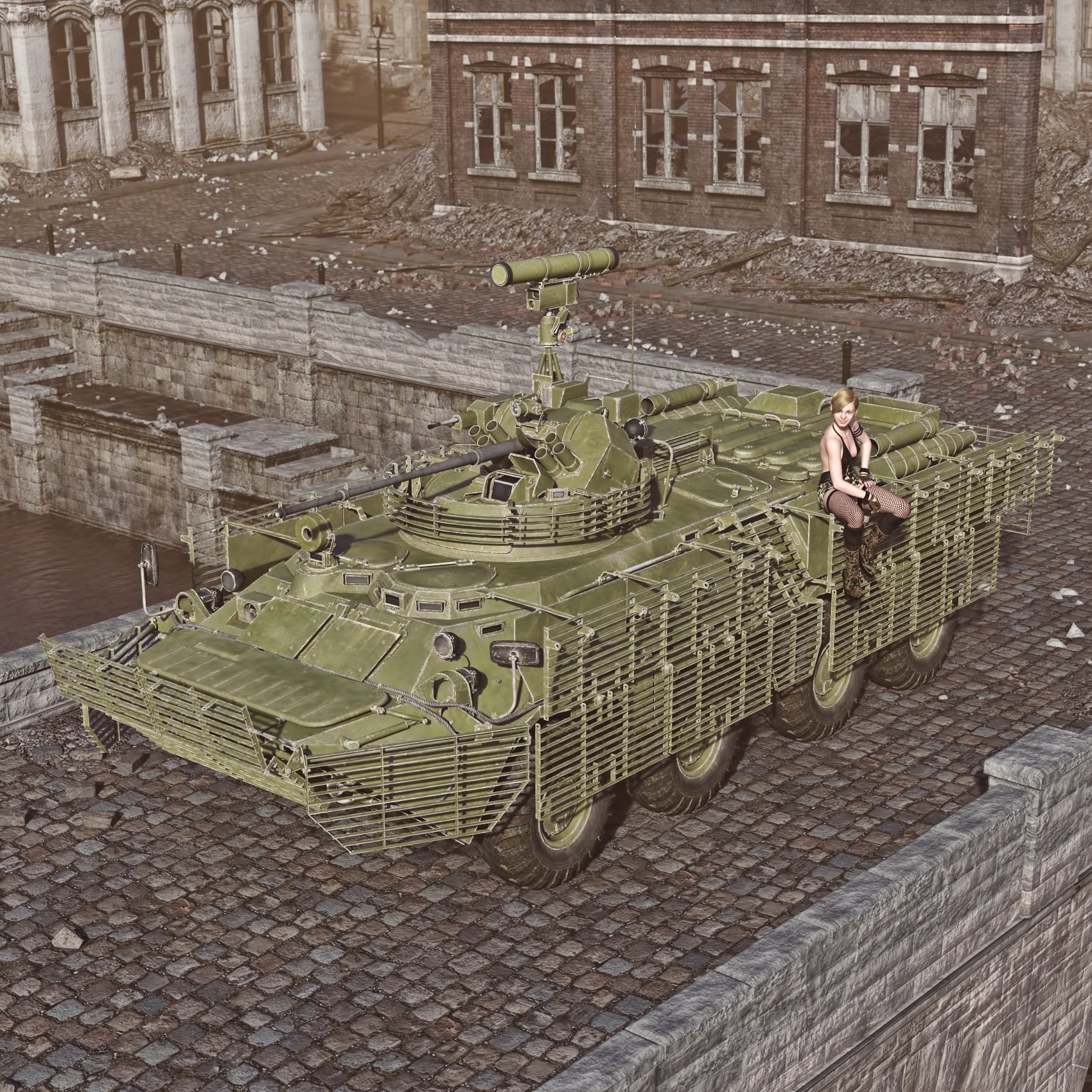 BTR 80 AT Vehicle WT for Daz3D - Payhip