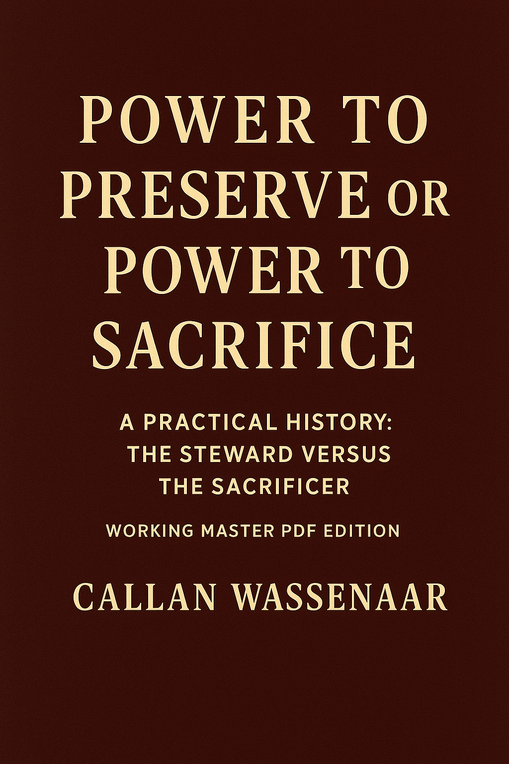 Power to Preserve or Power to Sacrifice - Payhip