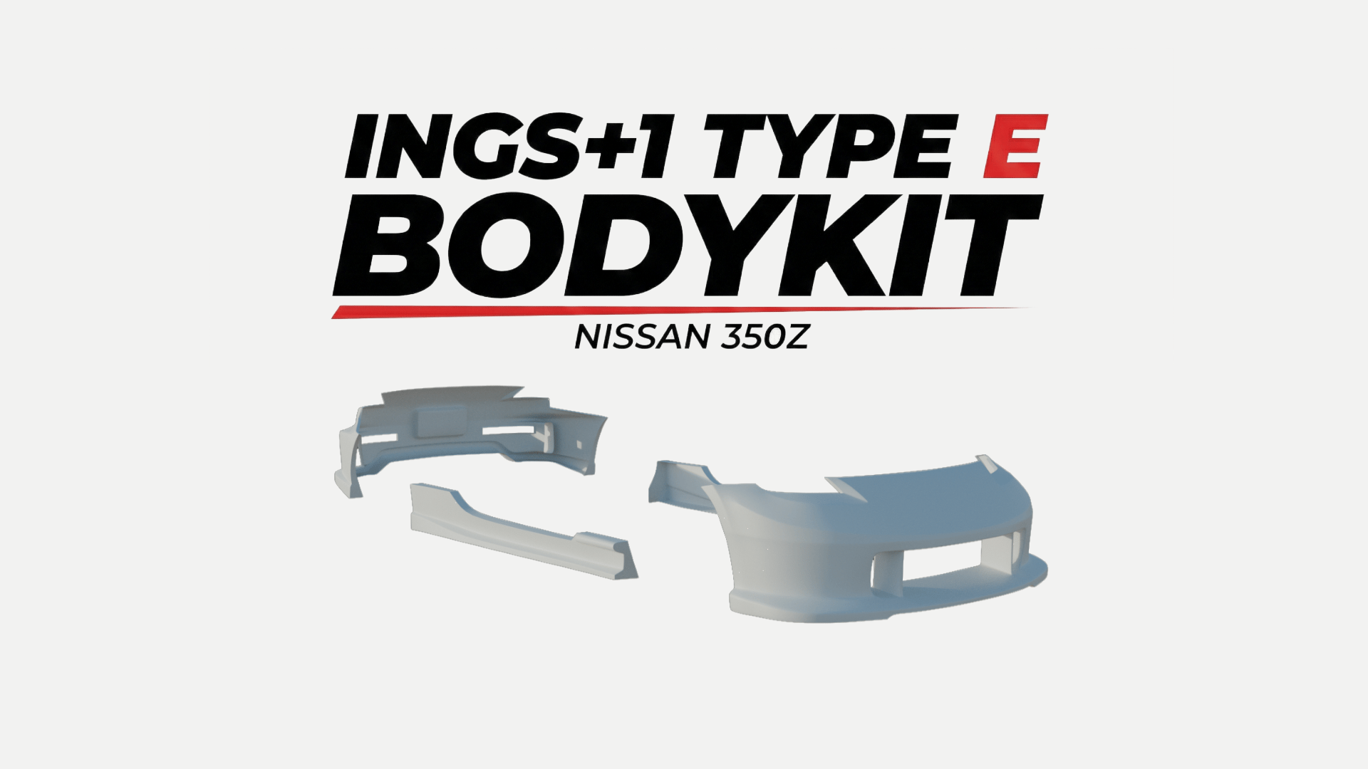 Nissan 350z Ings 1 Type E Bodykit 3D Model | Photomatched