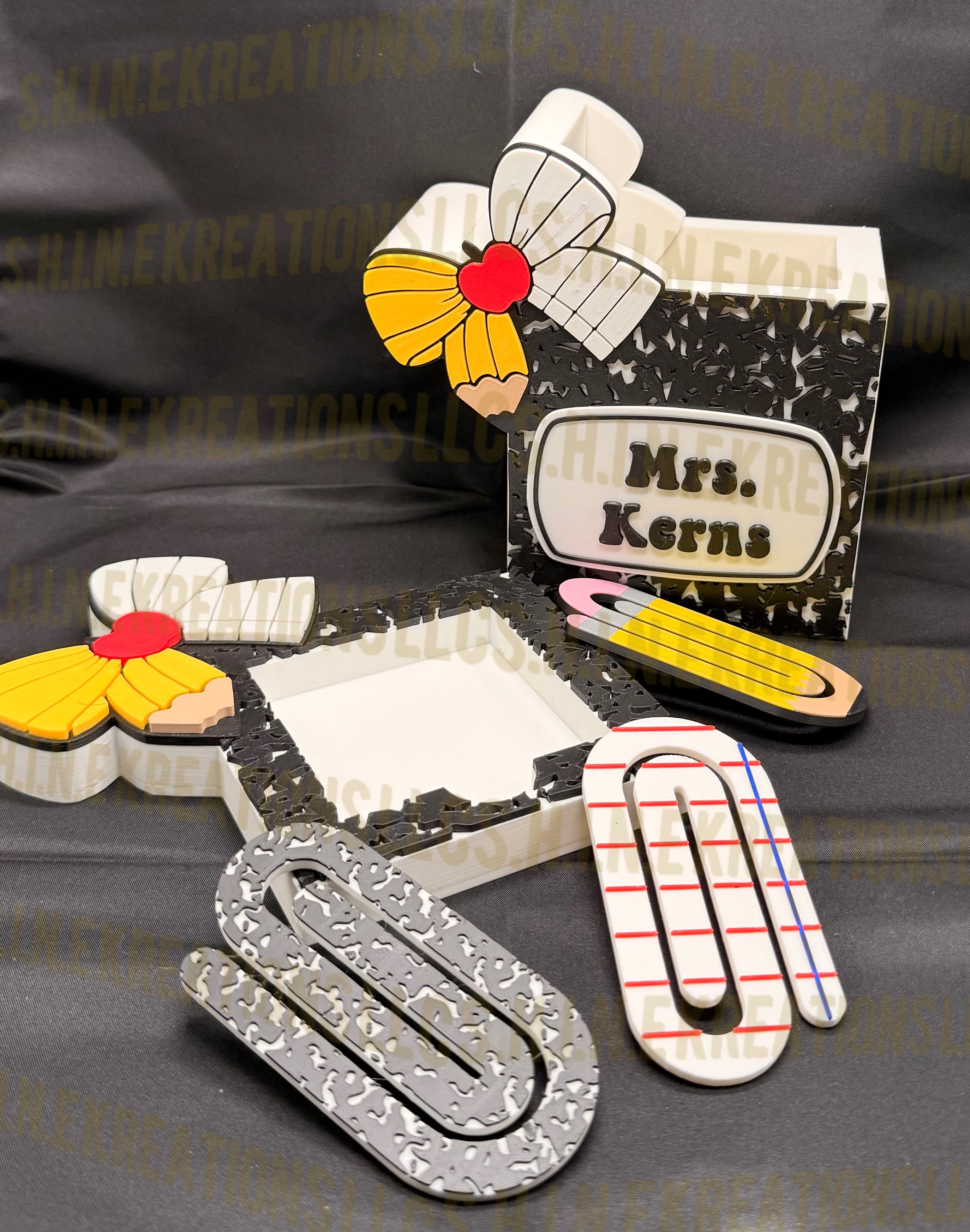 📓 Teacher-Themed Sticky Note Holder – 3D Print File; Digital Download ...