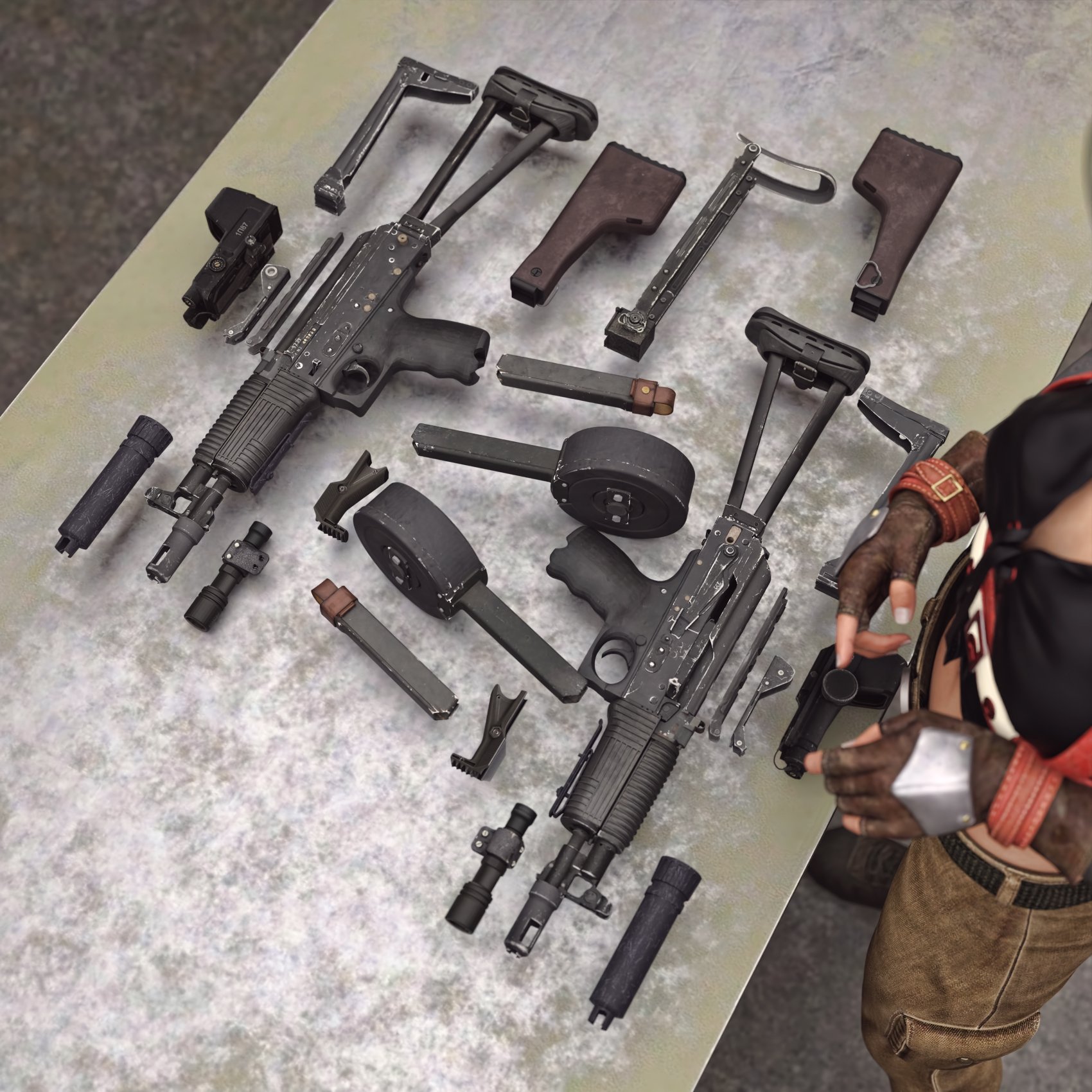 Jackal PDW Gepard SMG WZ for G8F and G9 - Payhip