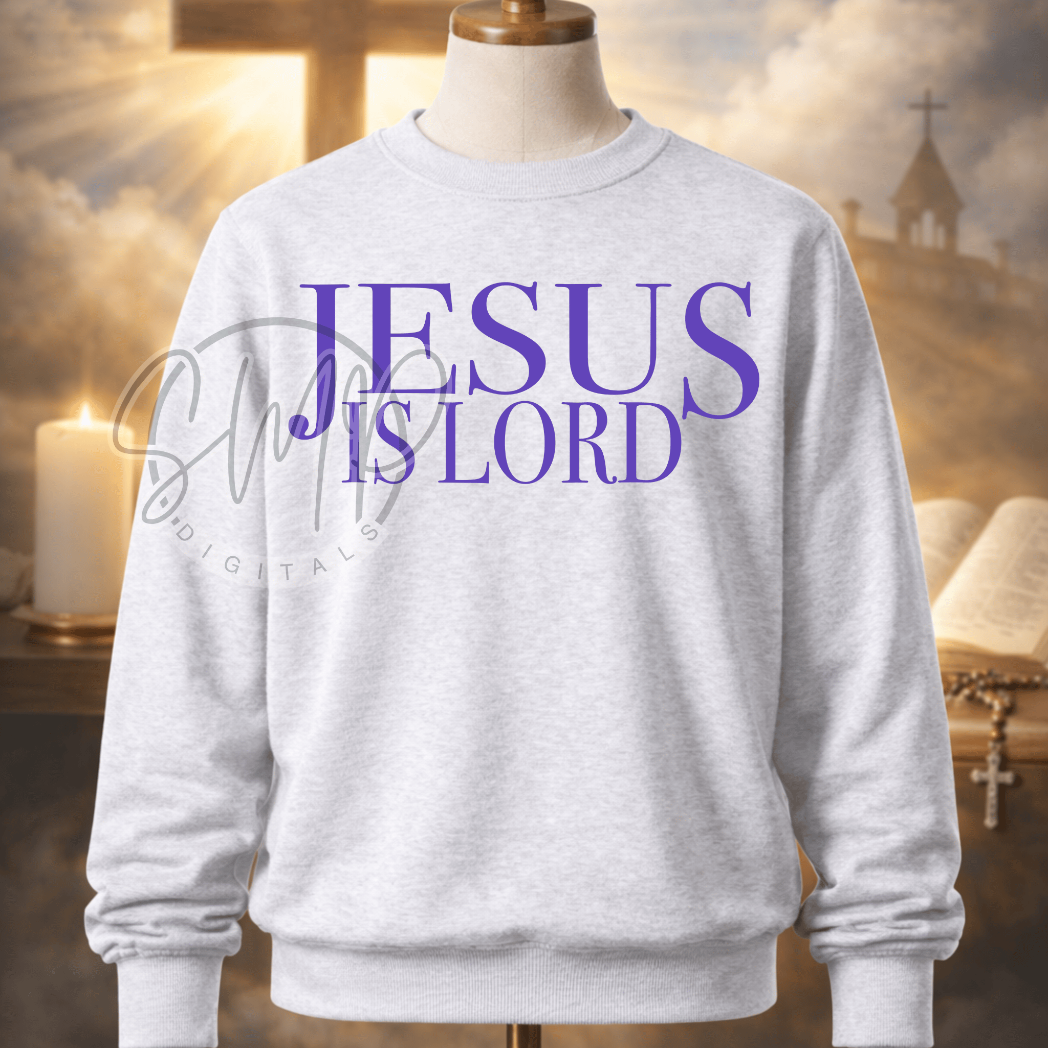 Jesus is Lord Purple PNG - Payhip
