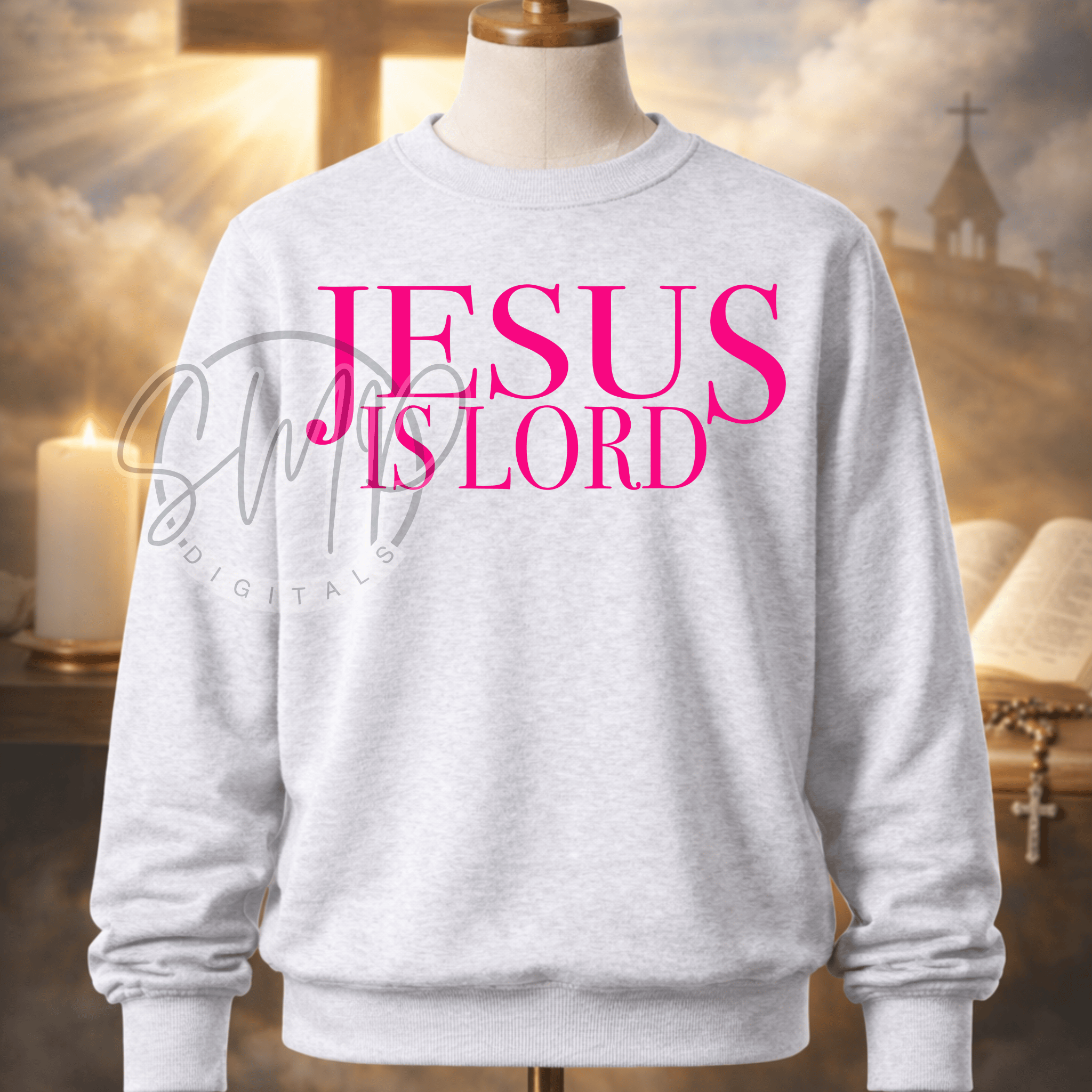 Jesus is Lord Hot Pink PNG - Payhip