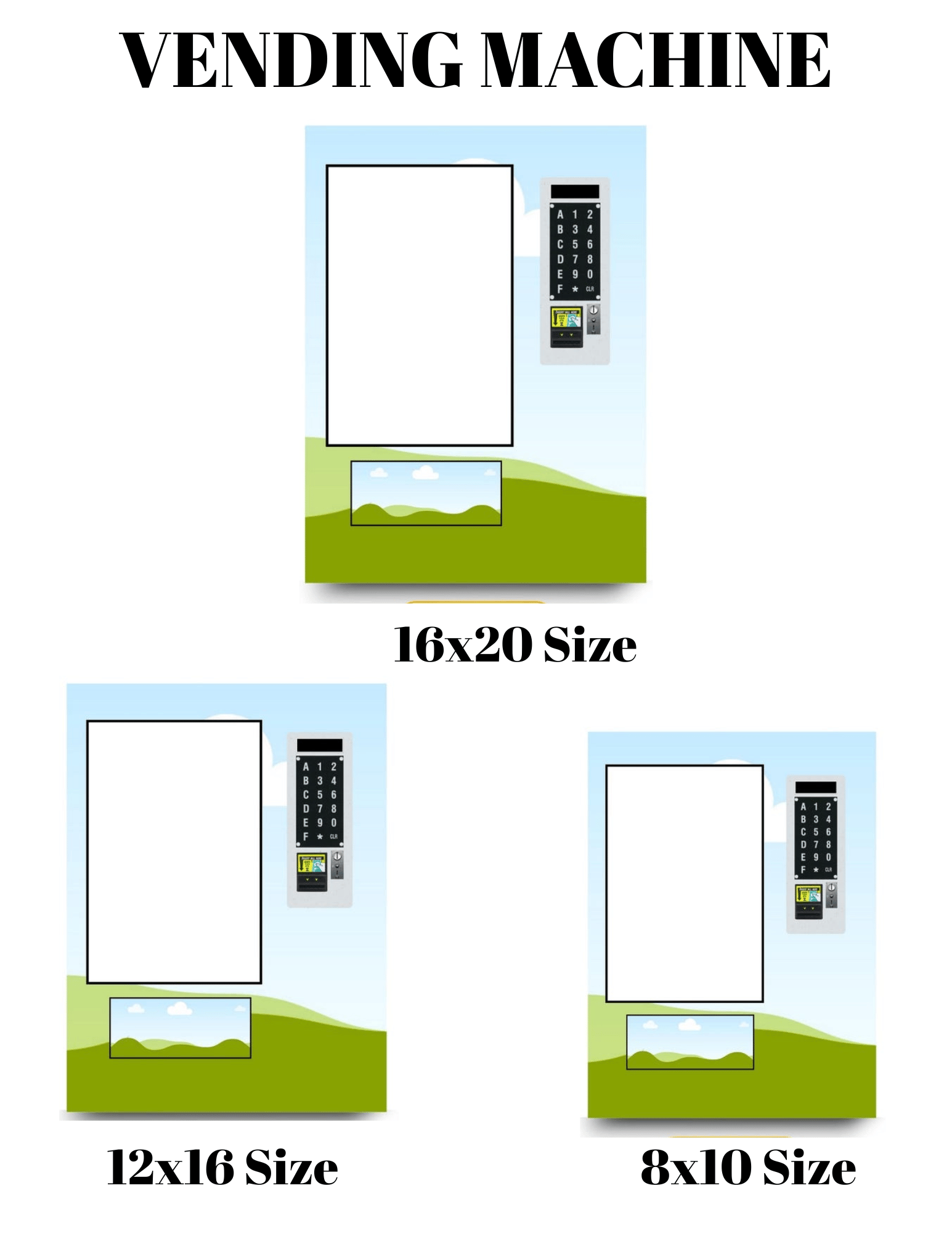 Vending Machine Template 3-Sizes - Payhip