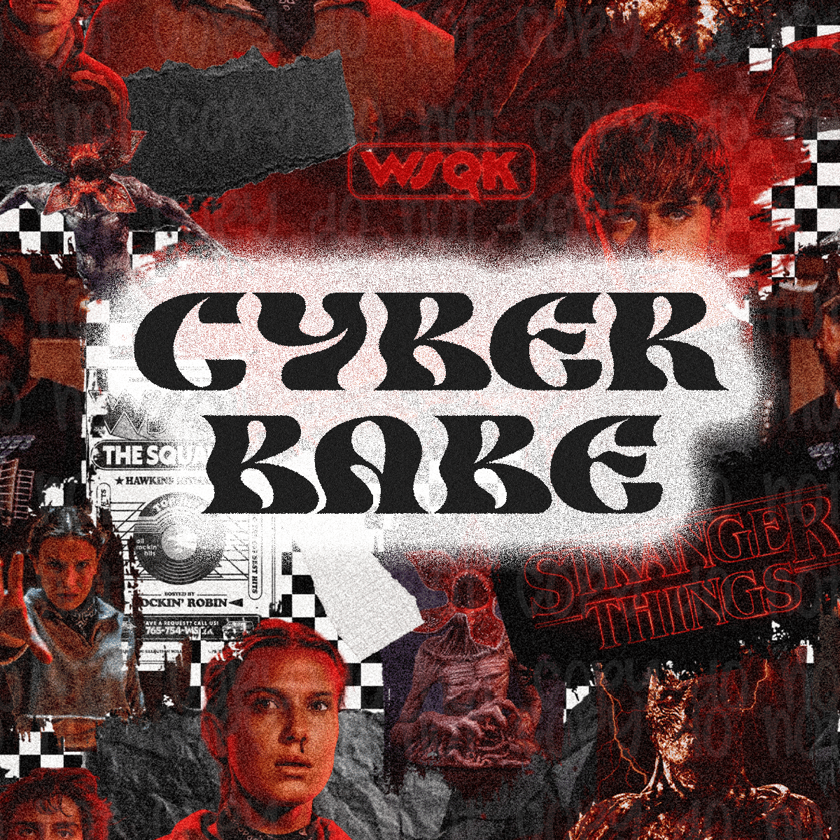 Stranger Things Grunge Trendy Seamless Pattern- - Payhip