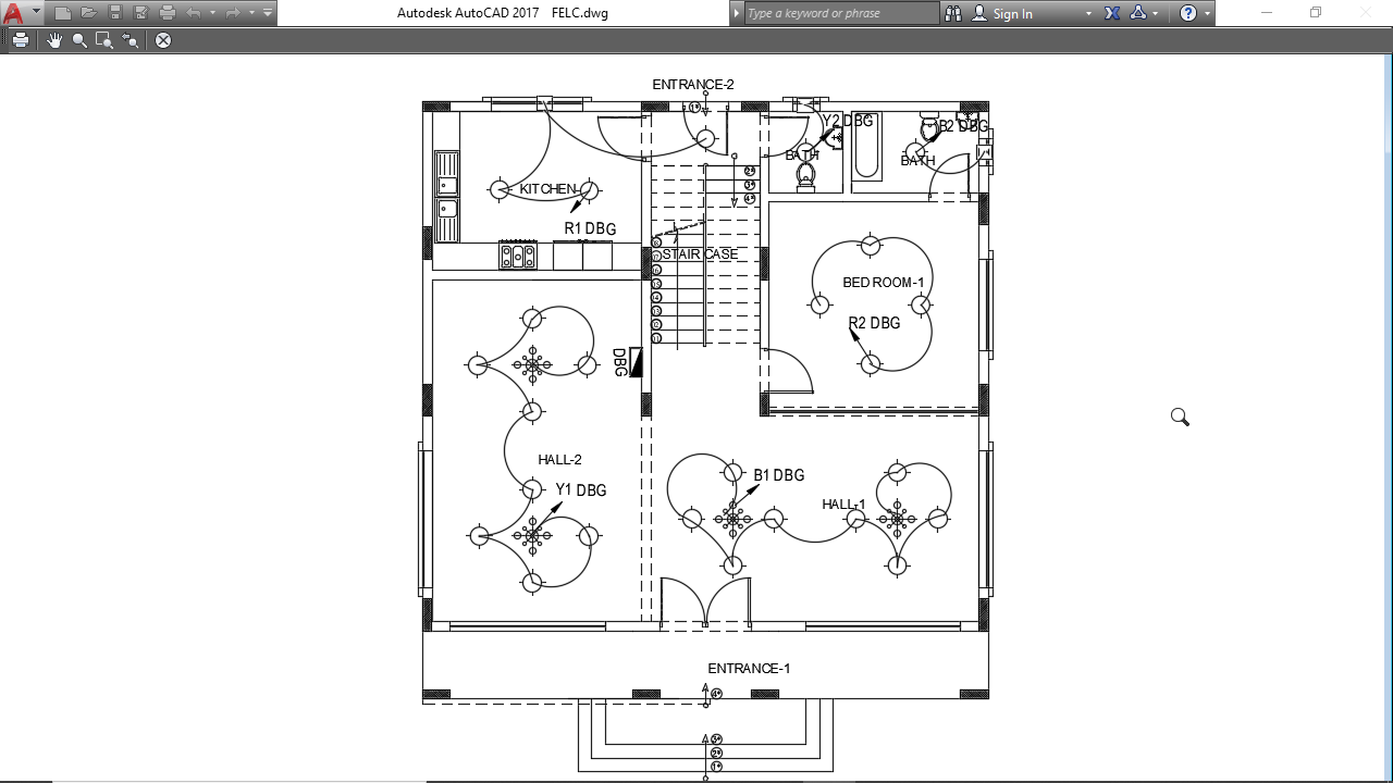 Real Project Sample AutoCAD Electrical House Wiring Drawing – Ready-to ...