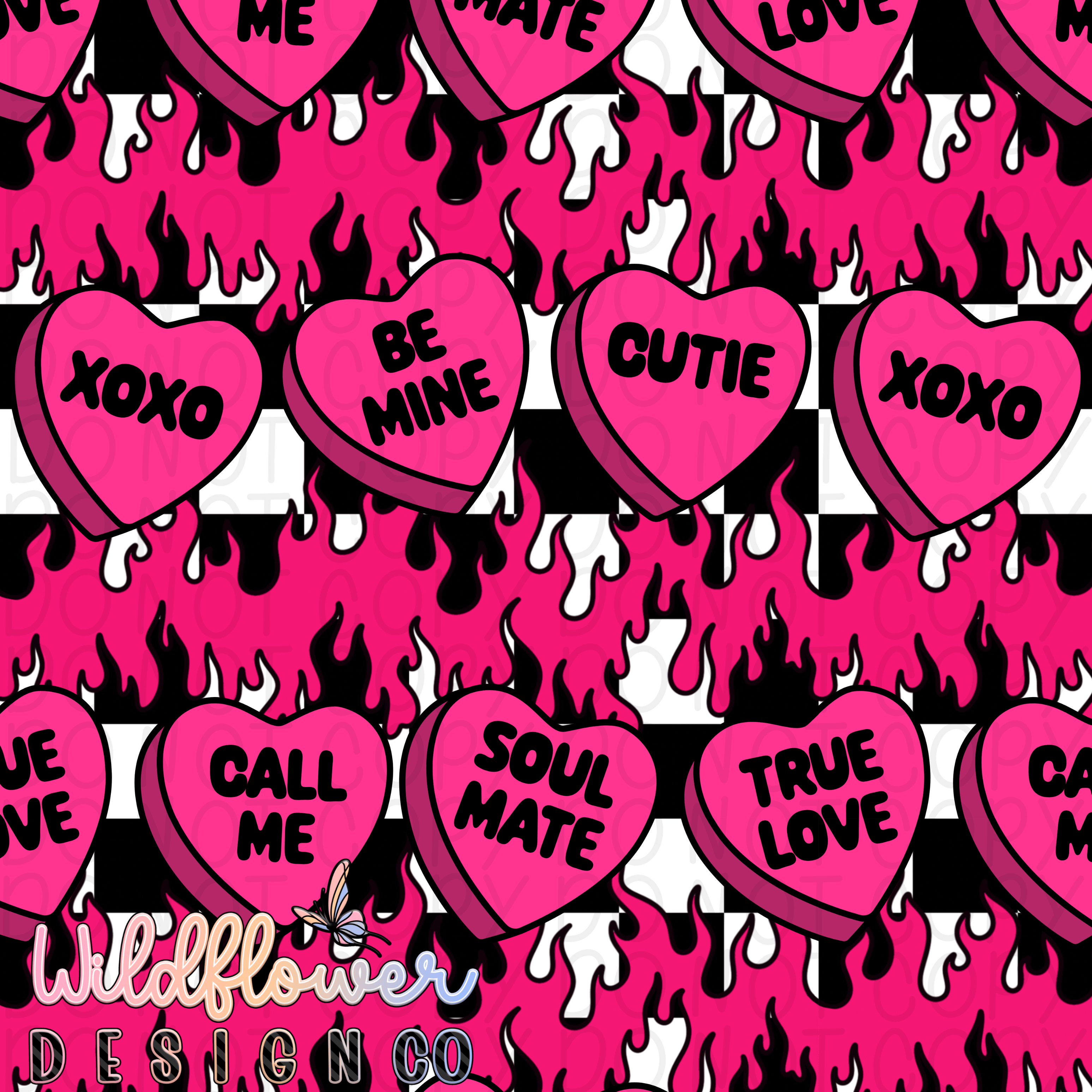 Flame Candy Hearts - Payhip
