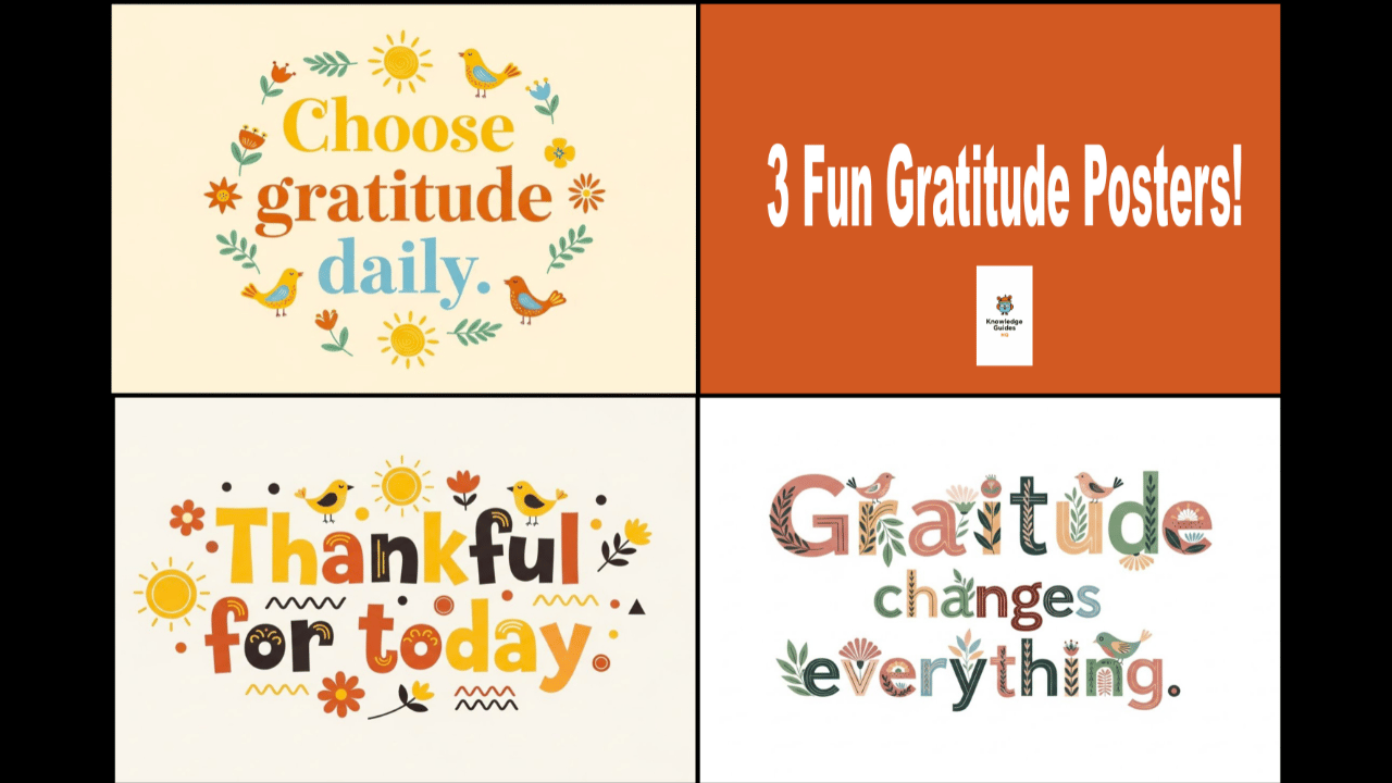 Gratitude Quote Posters – Set of 3 - Payhip