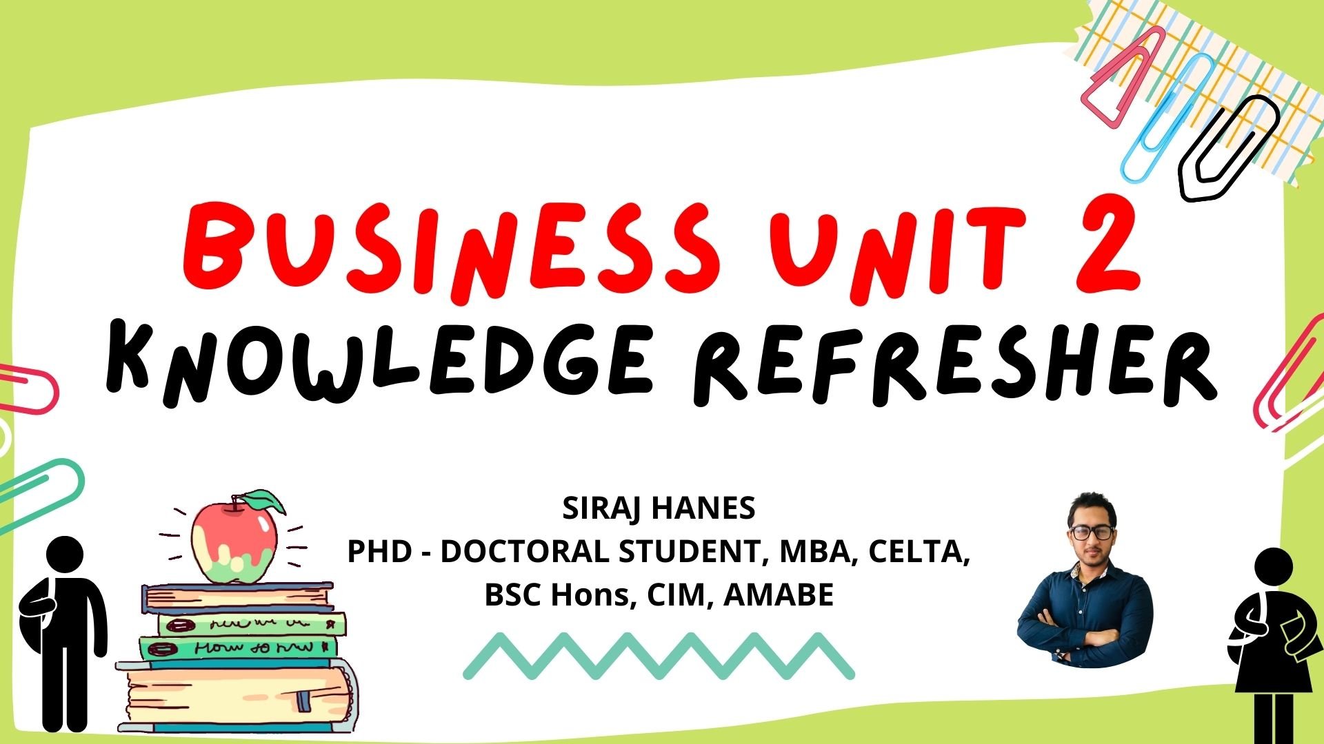 Business Unit 2 Full Syllabus Refresher Video - Payhip
