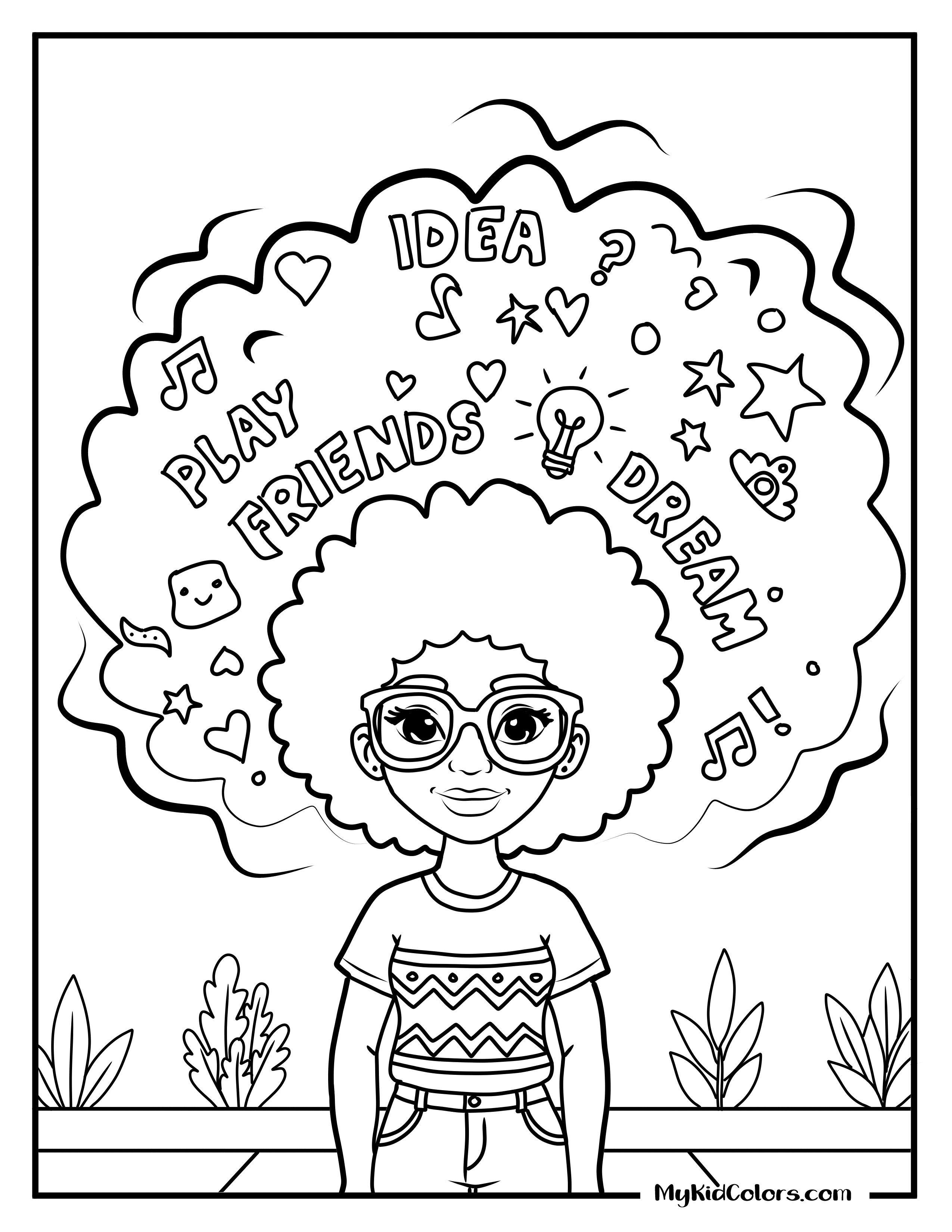 Free Hand-Drawn Inclusive ADHD Coloring Pages for Mindfulness & Self ...