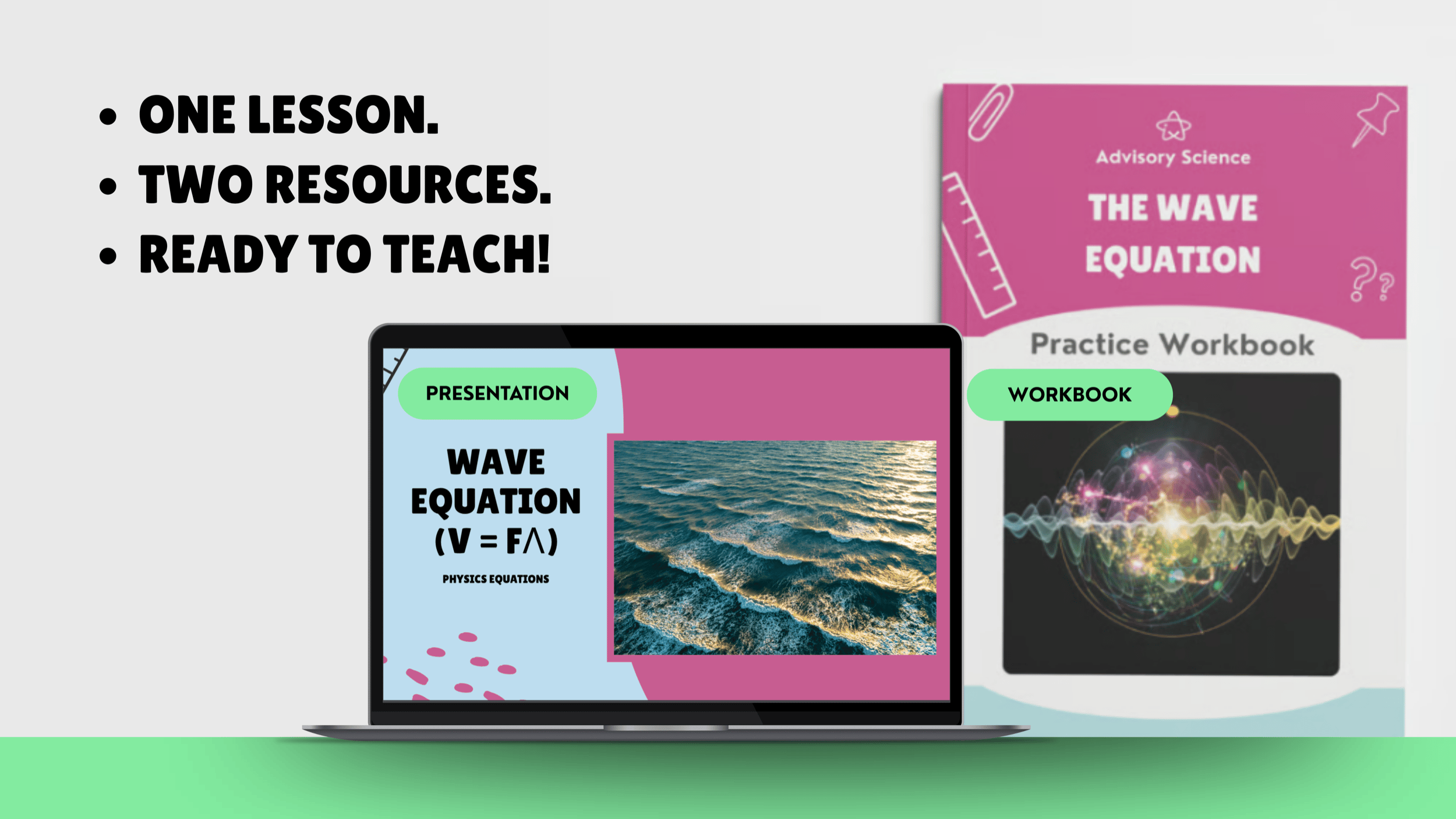 AQA GCSE Physics: Wave Speed | Lesson Presentation Calculations Workbook