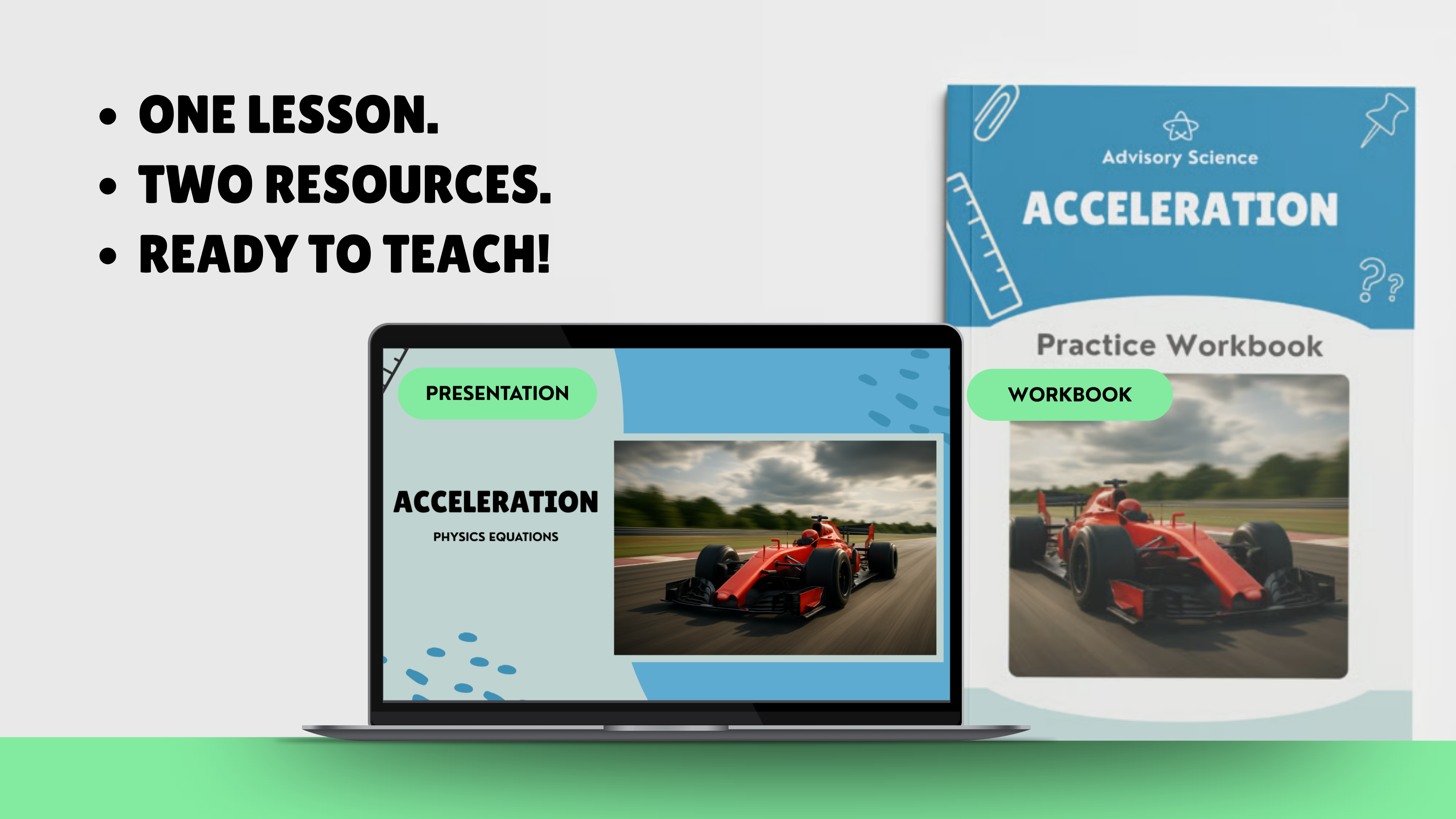 GCSE Physics: Acceleration | Lesson Presentation Calculations Workbook