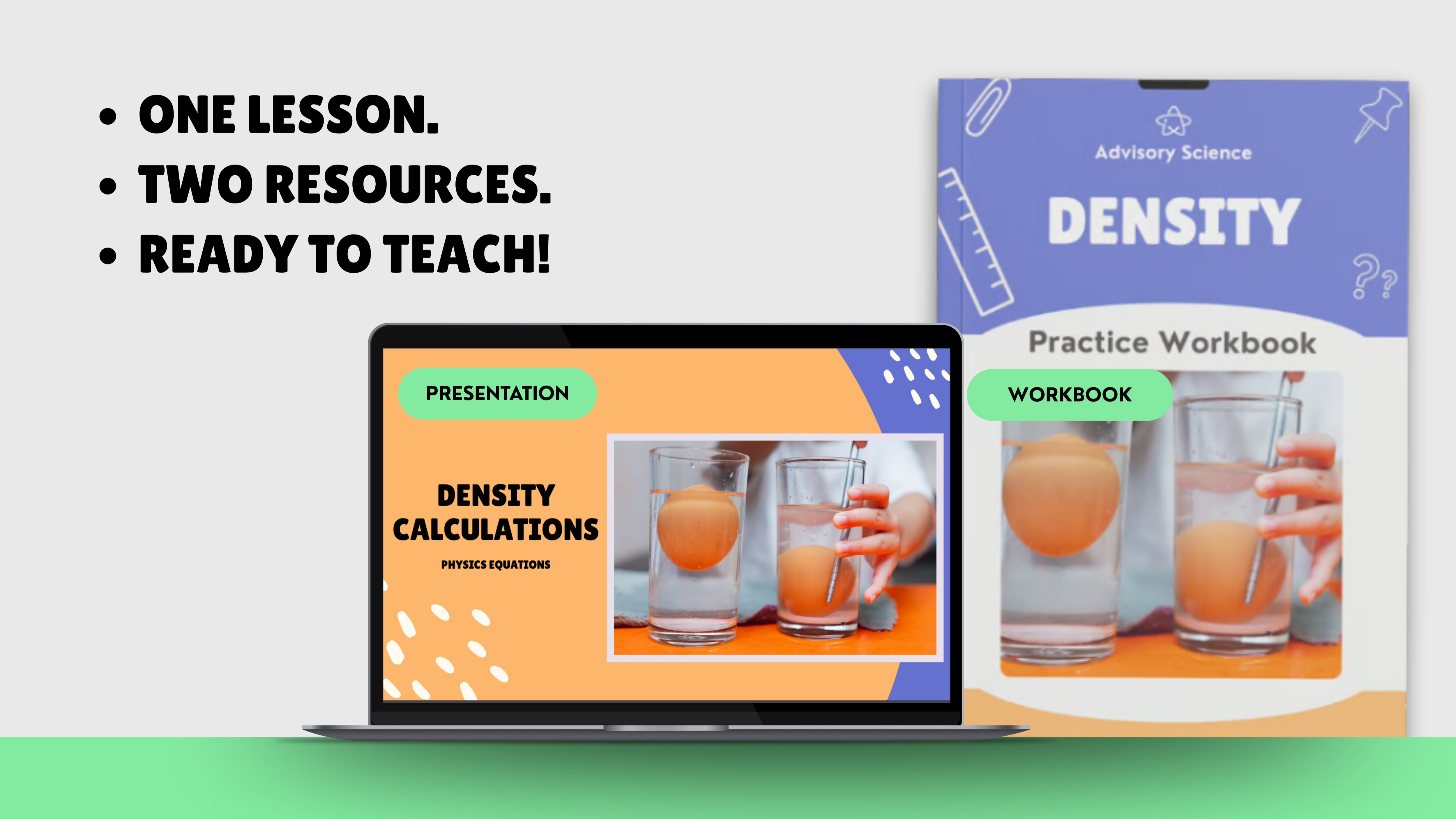 AQA GCSE Physics: Density | Lesson Presentation Calculations Workbook