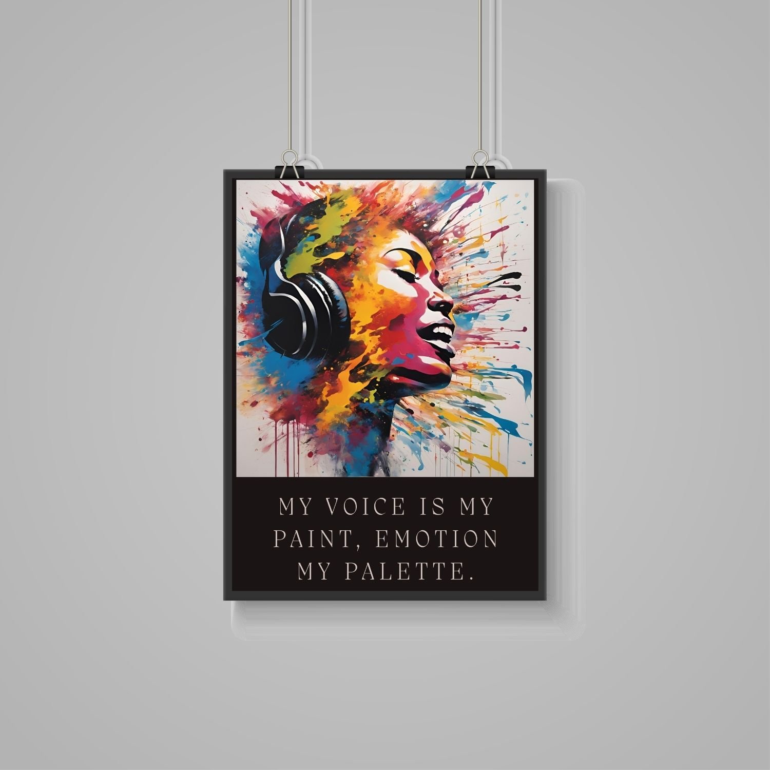 Singing Poster / Music Wall Art / Gifts for Singers - Payhip
