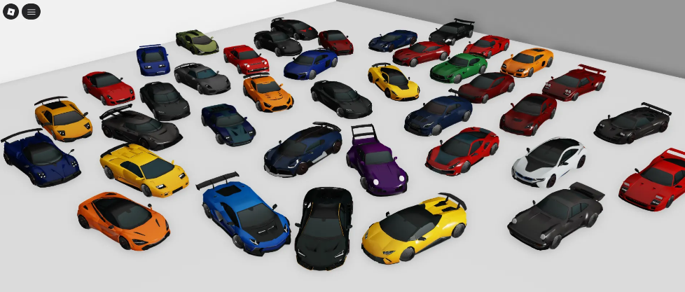 Low Poly Sport Cars Pack – Roblox Sleek Vehicle Collection