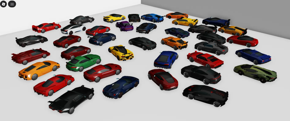 Low Poly Sport Cars Pack – Roblox Sleek Vehicle Collection