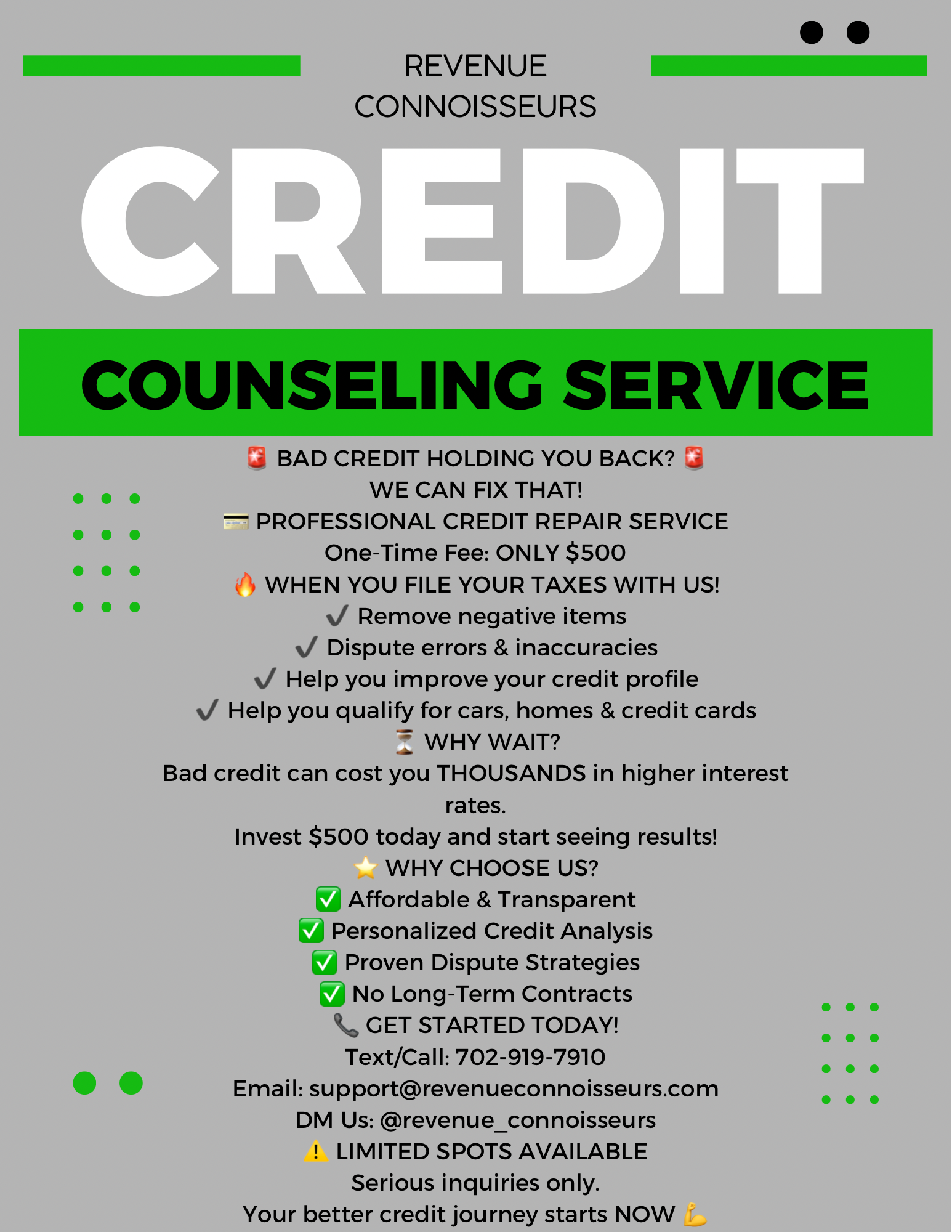 Credit Counseling Service - Payhip