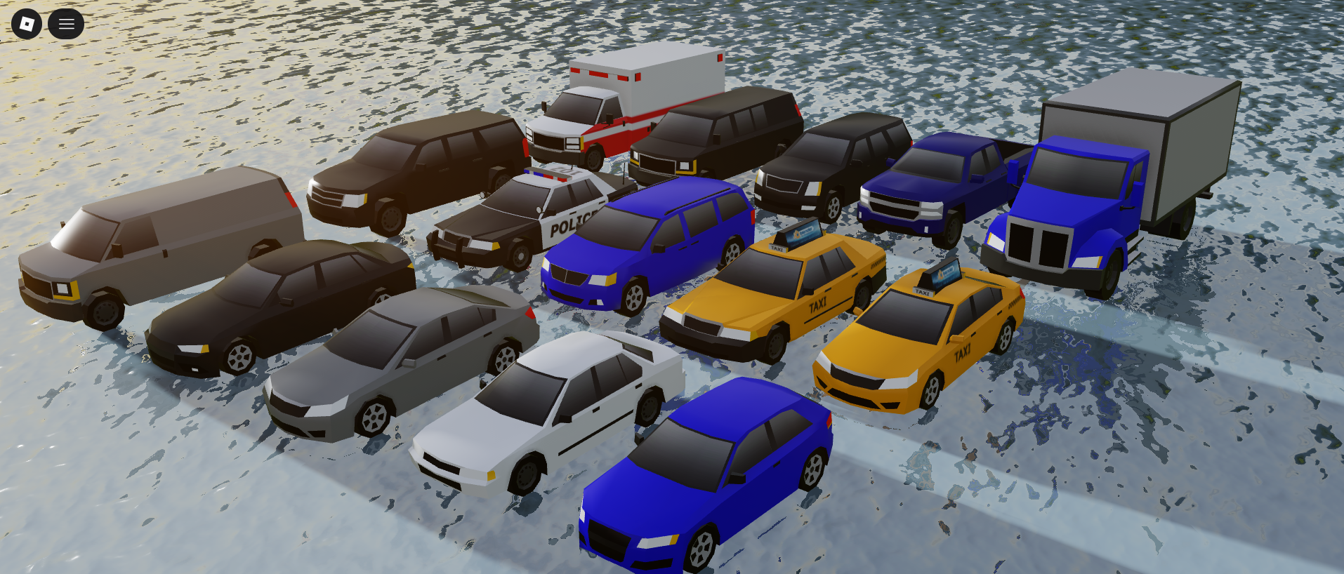 Civil & EMS 15 Cars Pack – Roblox Low Poly Emergency Vehicle Collection