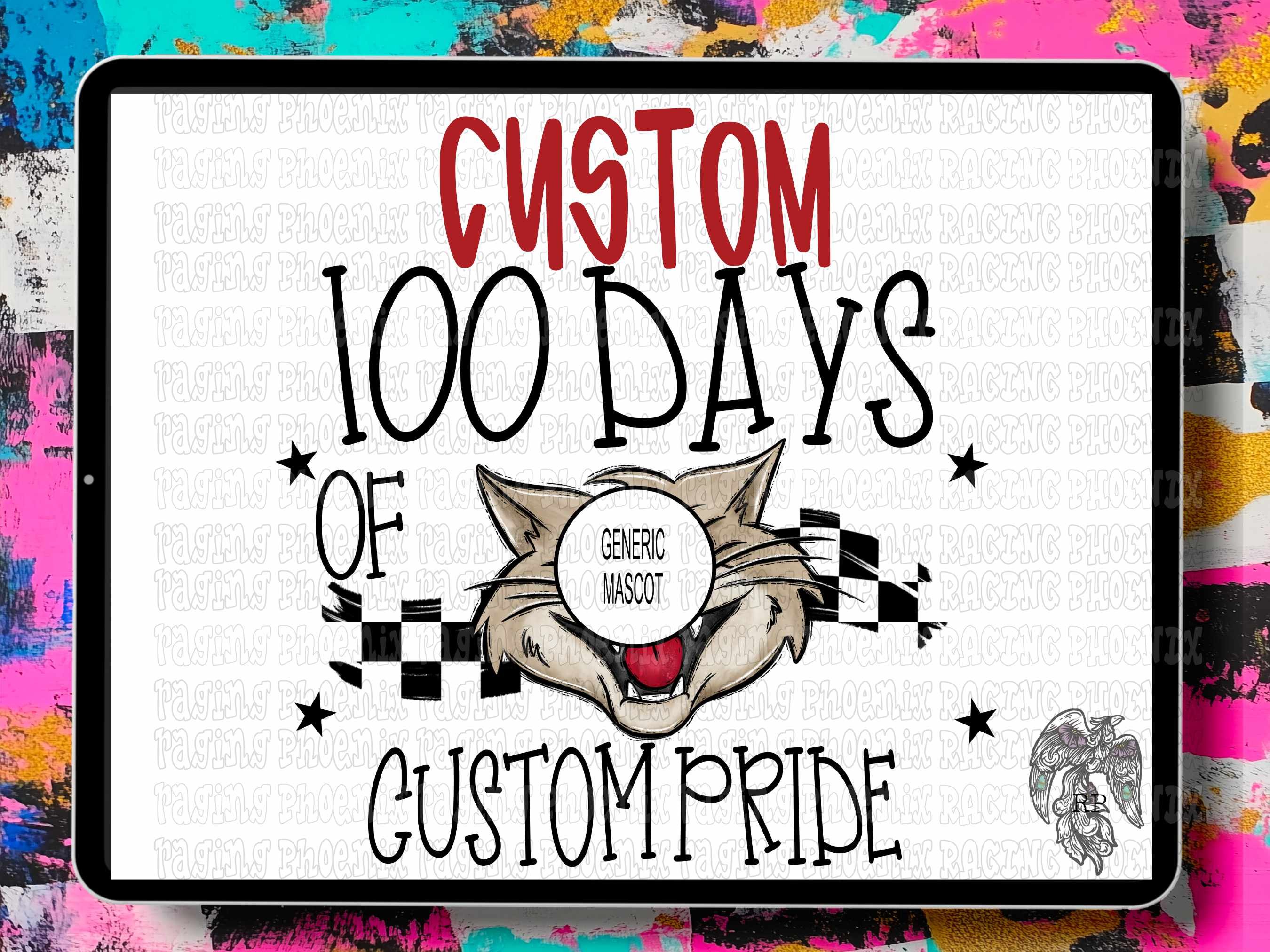 CUSTOM 100 DAYS GENERIC MASCOT GSC001 - Payhip