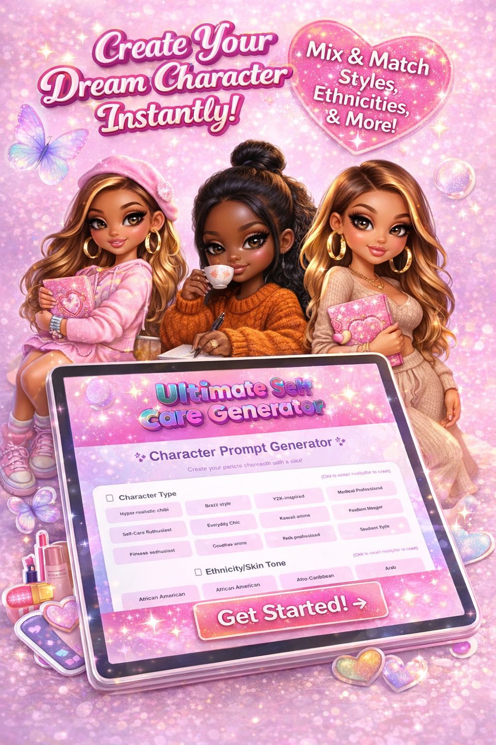 Ultimate Self-Care Character Prompt Generator - Payhip
