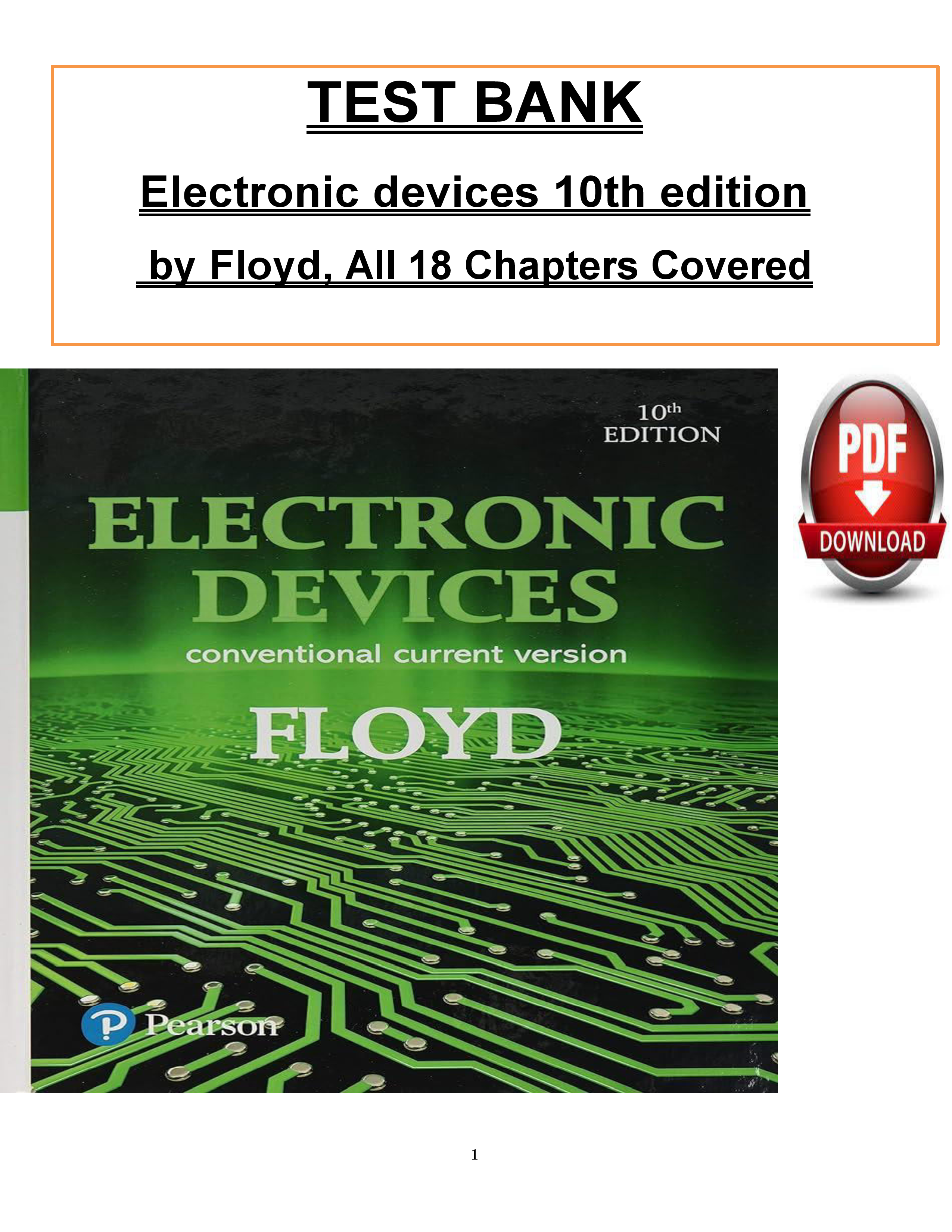Electronic Devices (10th Edition) – Practice Questions & Study Guide ...