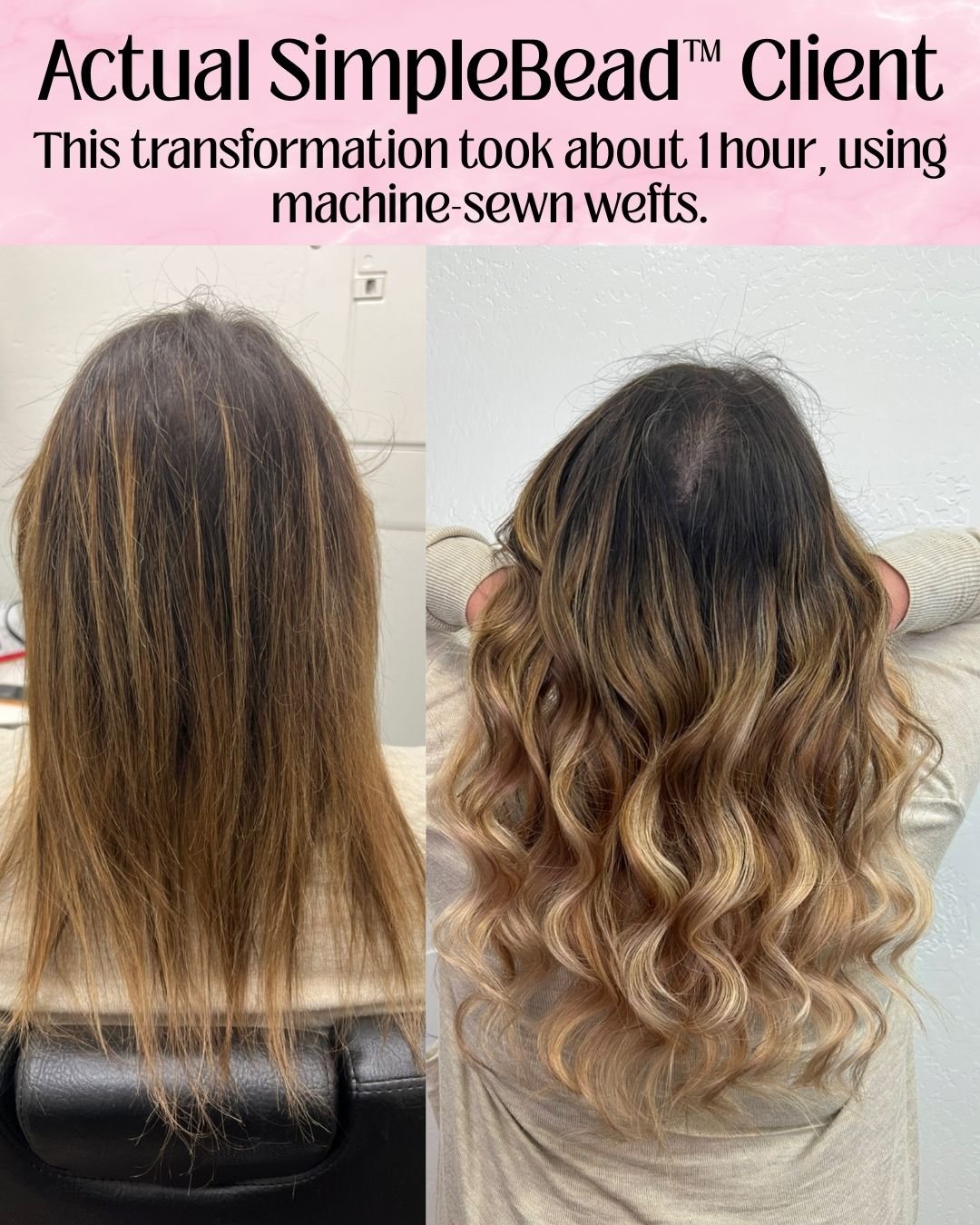 SimpleBead™ One-Step Weft Hair Extensions Masterclass - Payhip