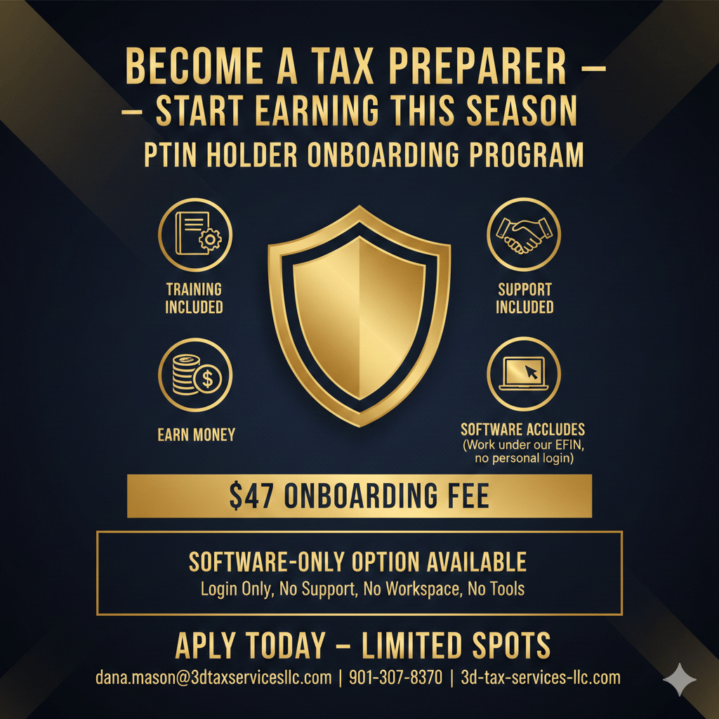 3D Tax Services, LLC - 3D Tax Training Materials - Payhip