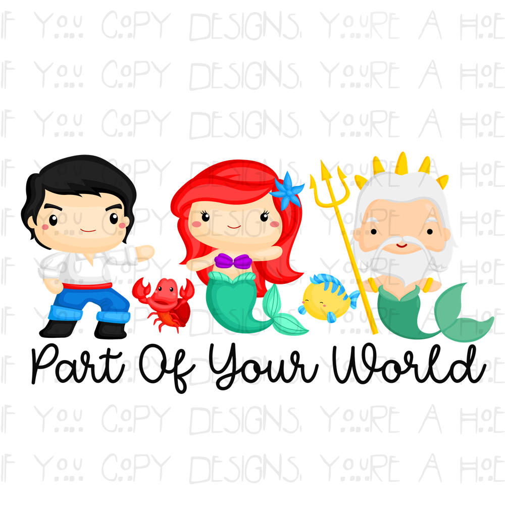 Kawaii Mermaid Princess PNG - Payhip