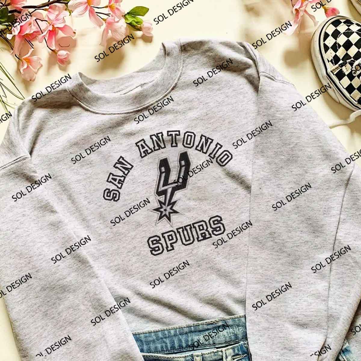 NBA San Antonio Spurs Team Word Mascot Logo Embroidery Designs, San ...