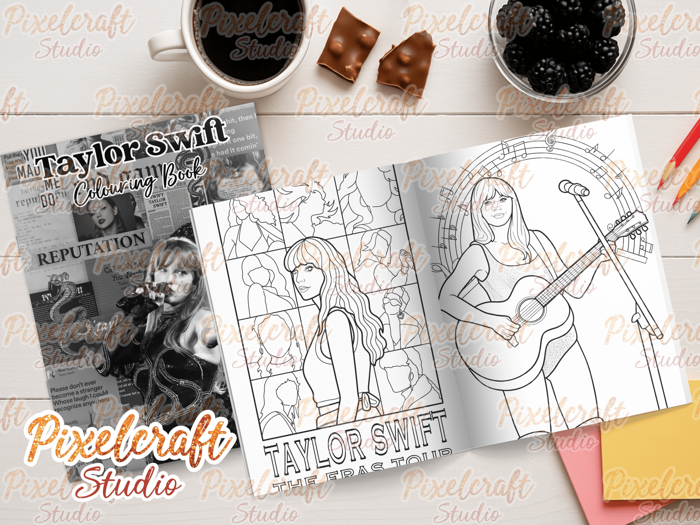 Taylor Swift Colouring book - Payhip