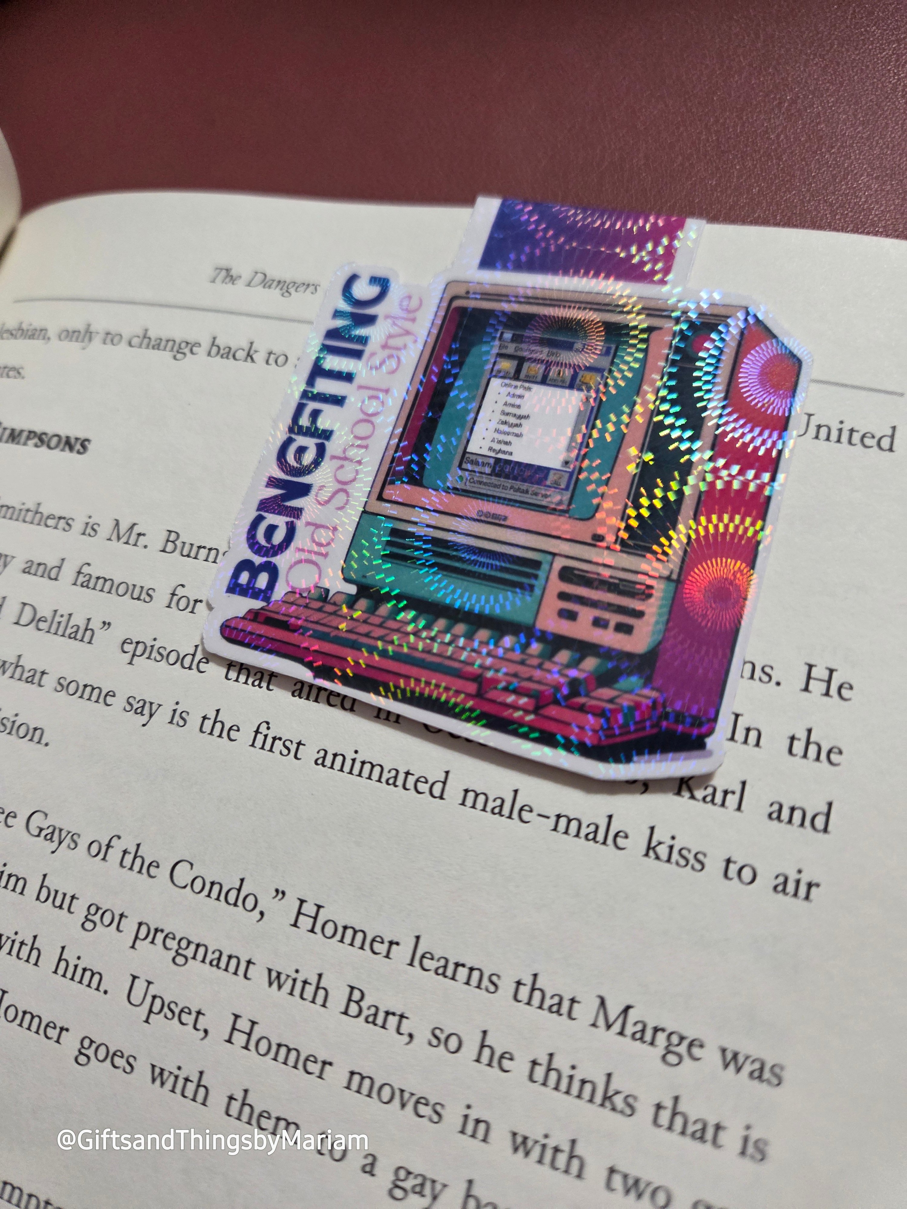 Old School Computer Magnetic Bookmark - Payhip