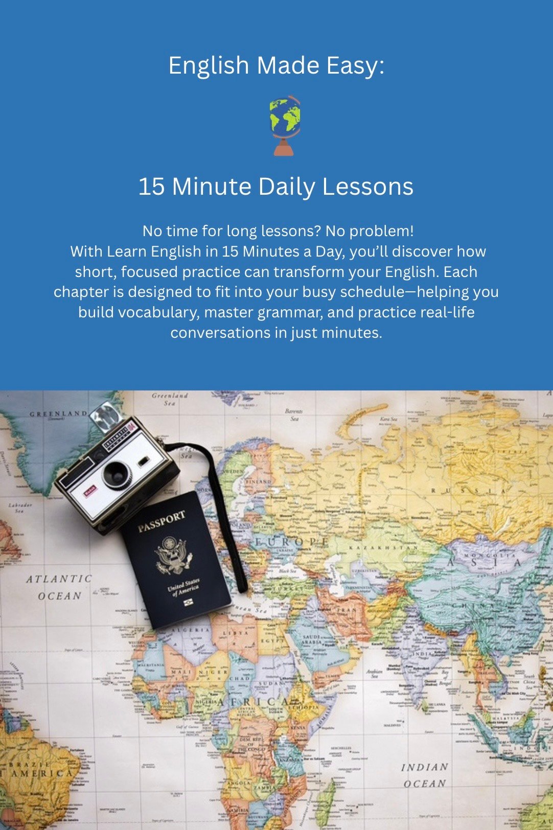 English Made Easy: 15 Minute Daily Lessons Ebook - Payhip