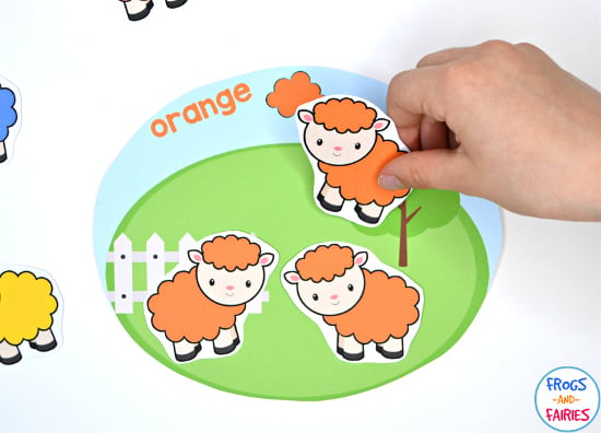 Sheep Color Matching Activity | Fun and Interactive Color Recognition ...