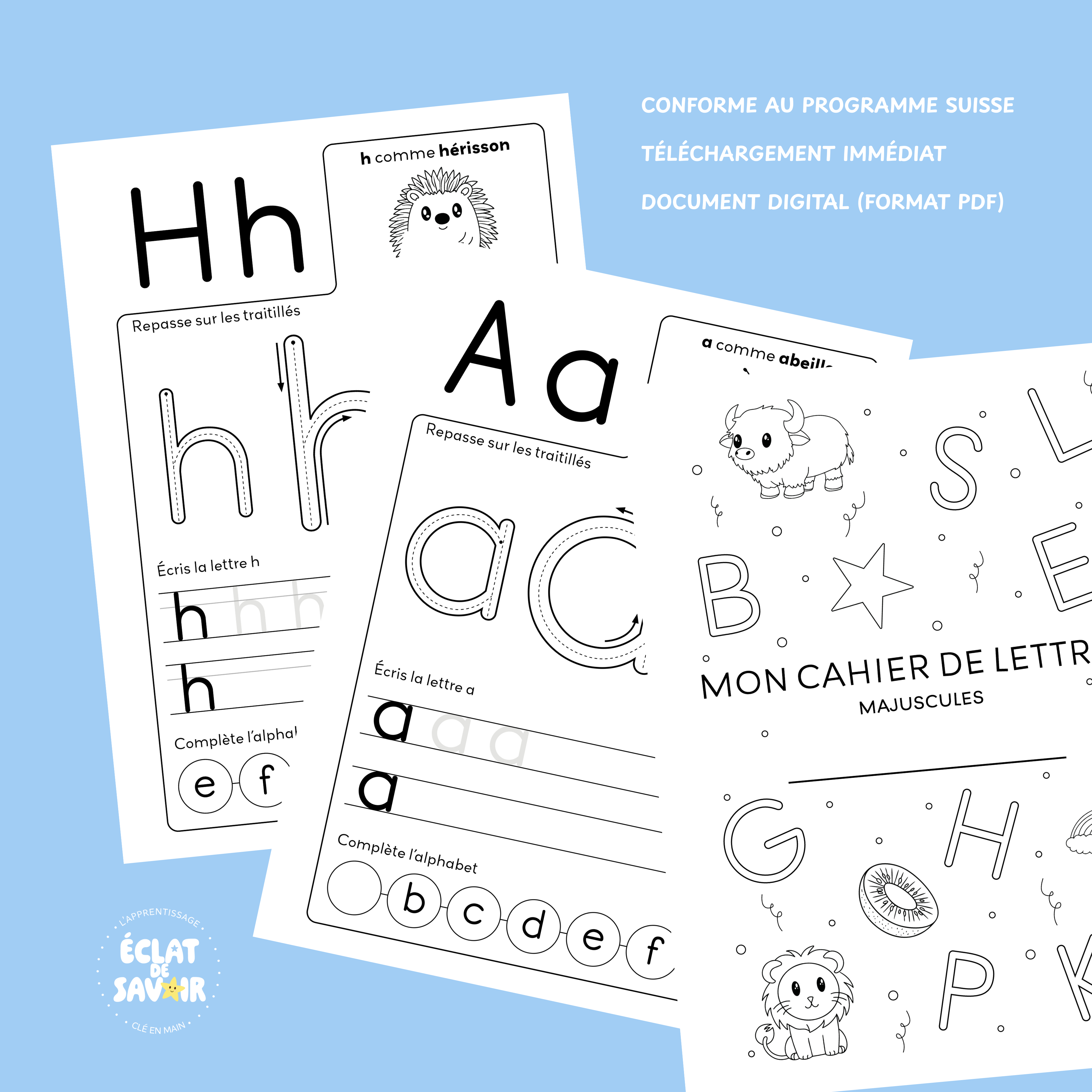 Cahier de Lettres minuscules 2H (5-6 ans) - Payhip