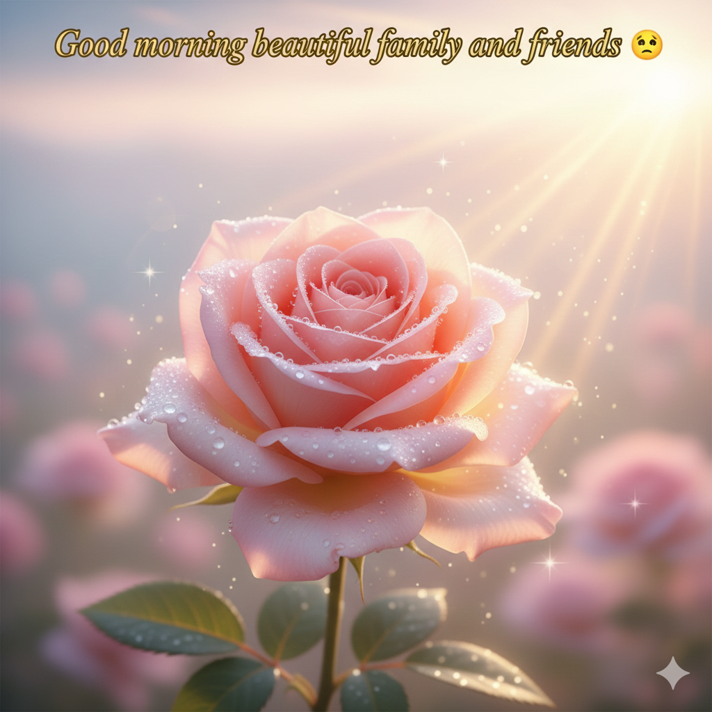 A beautiful good morning scene featuring a single rose - Payhip