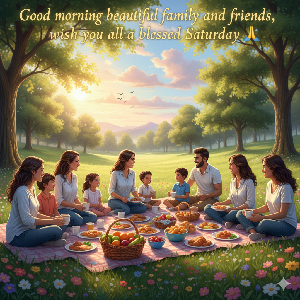 A beautiful good morning picnic scene - Payhip