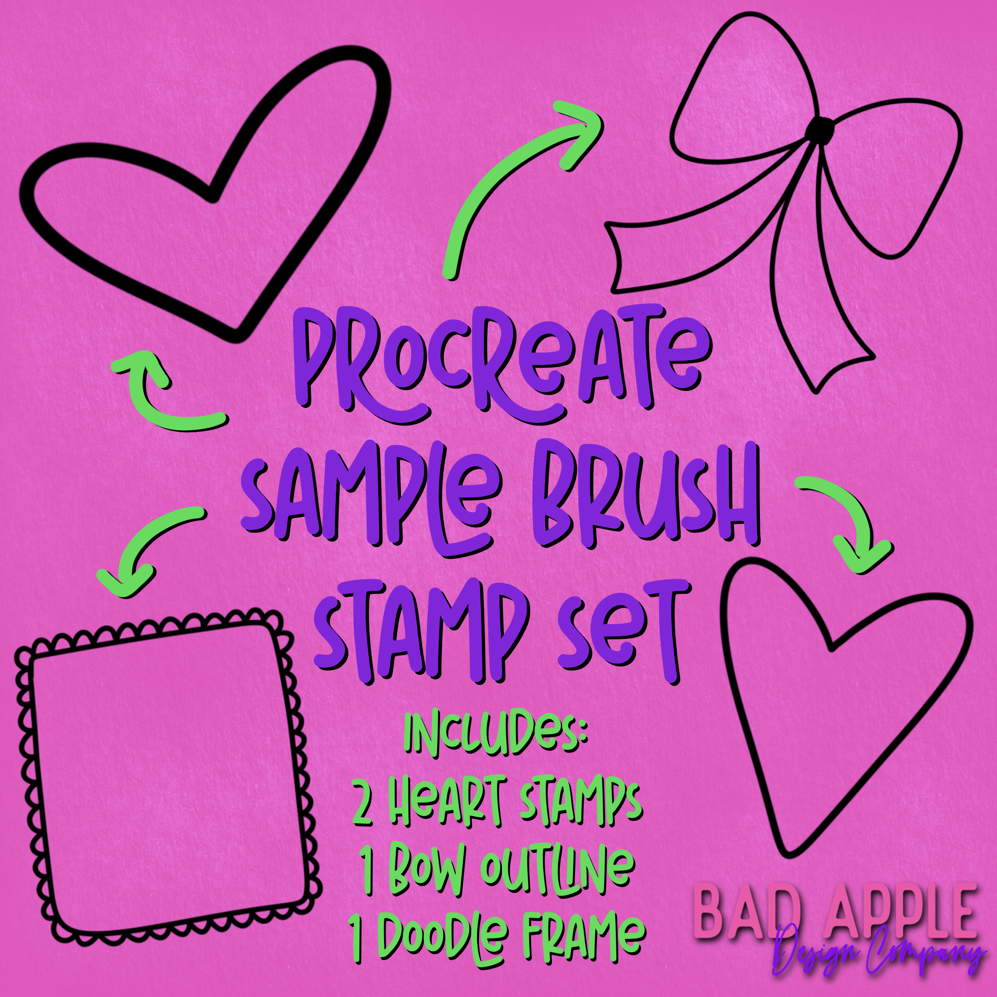 Procreate Brush Stamp Sampler - Payhip