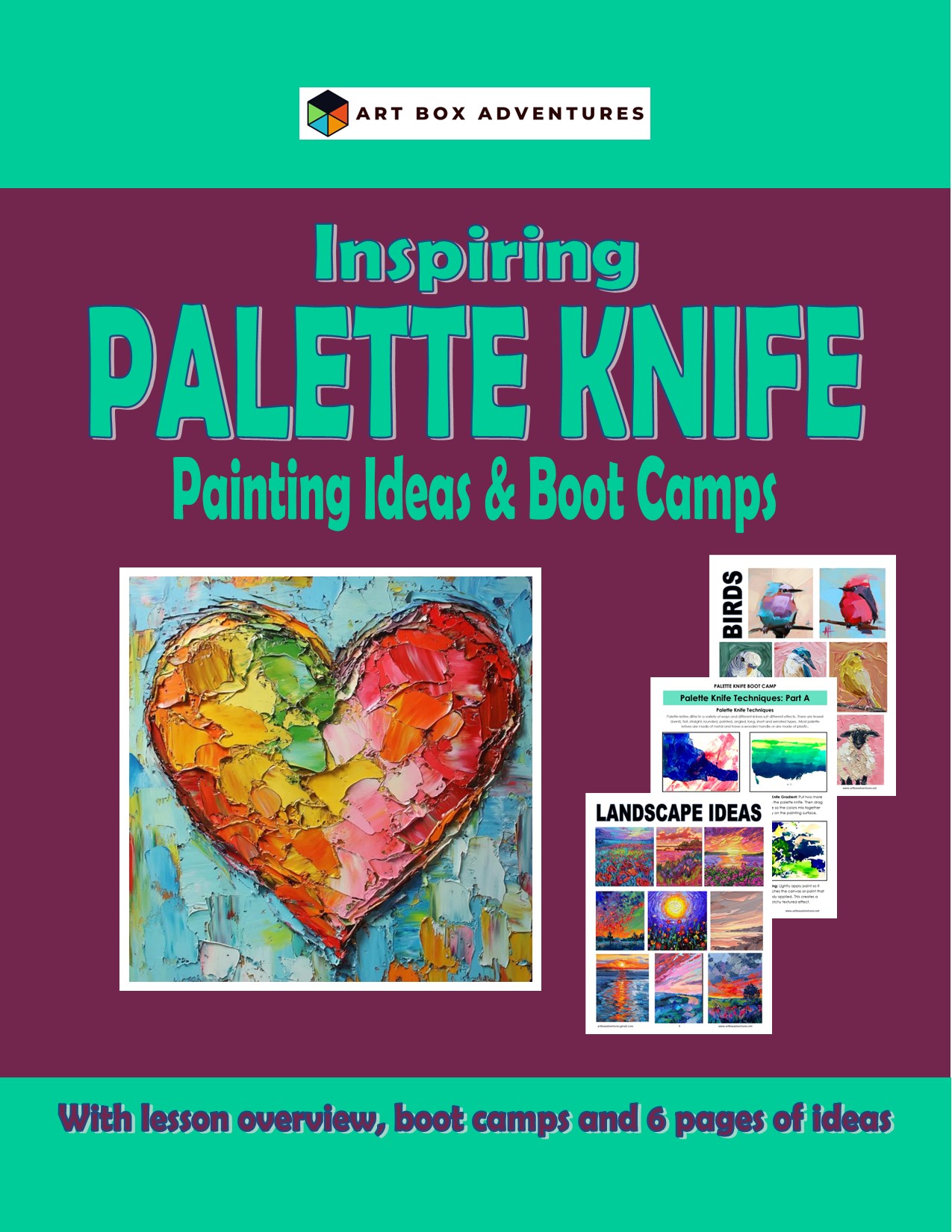 Inspiring Palette Knife Painting Ideas and Boot Camps - Payhip