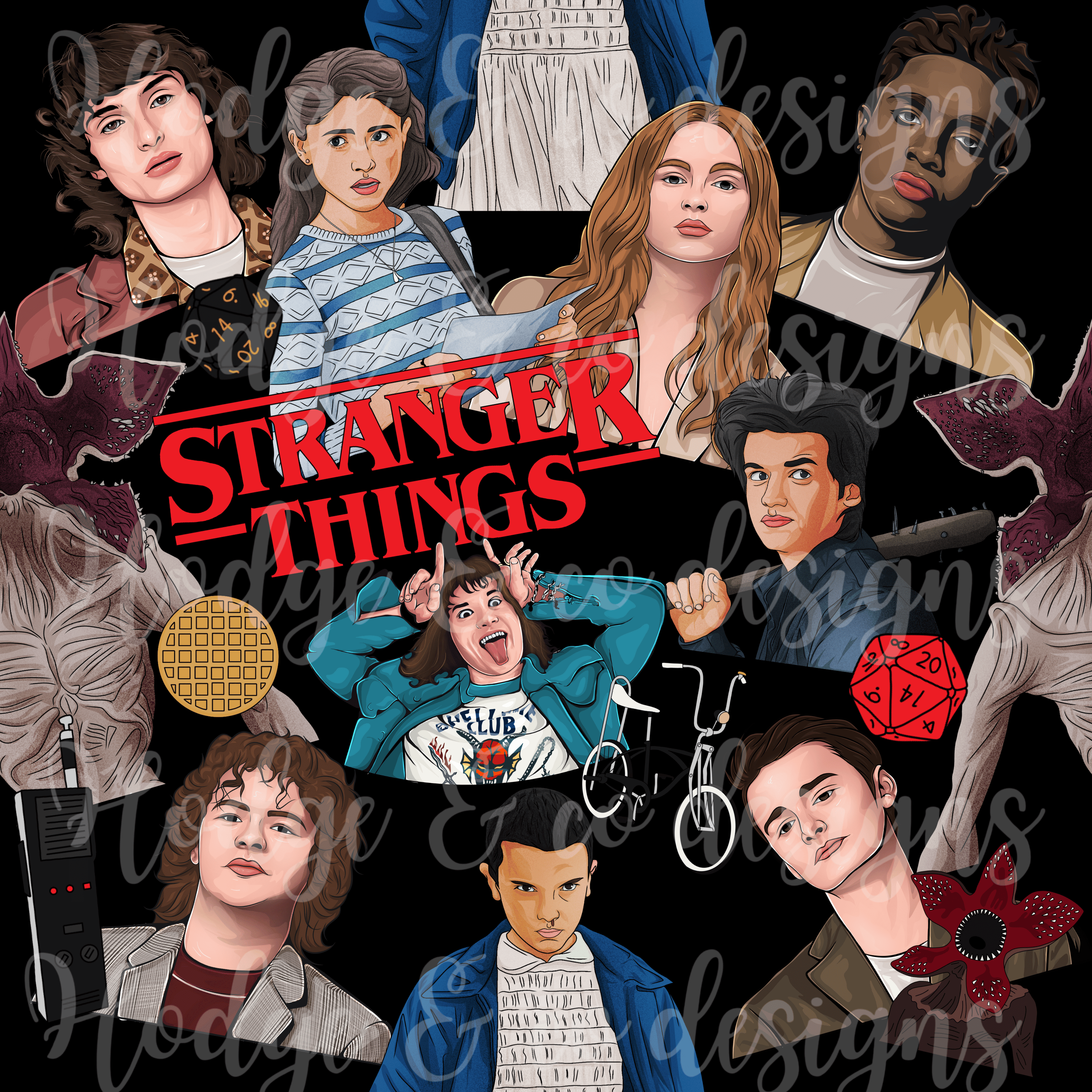 Stranger things seamless - Payhip