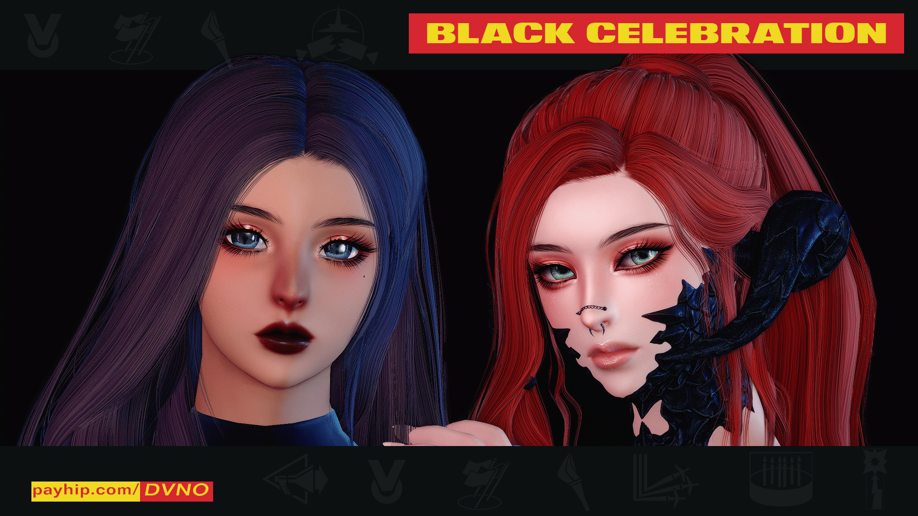 Black Celebration - Face sculpt - Payhip