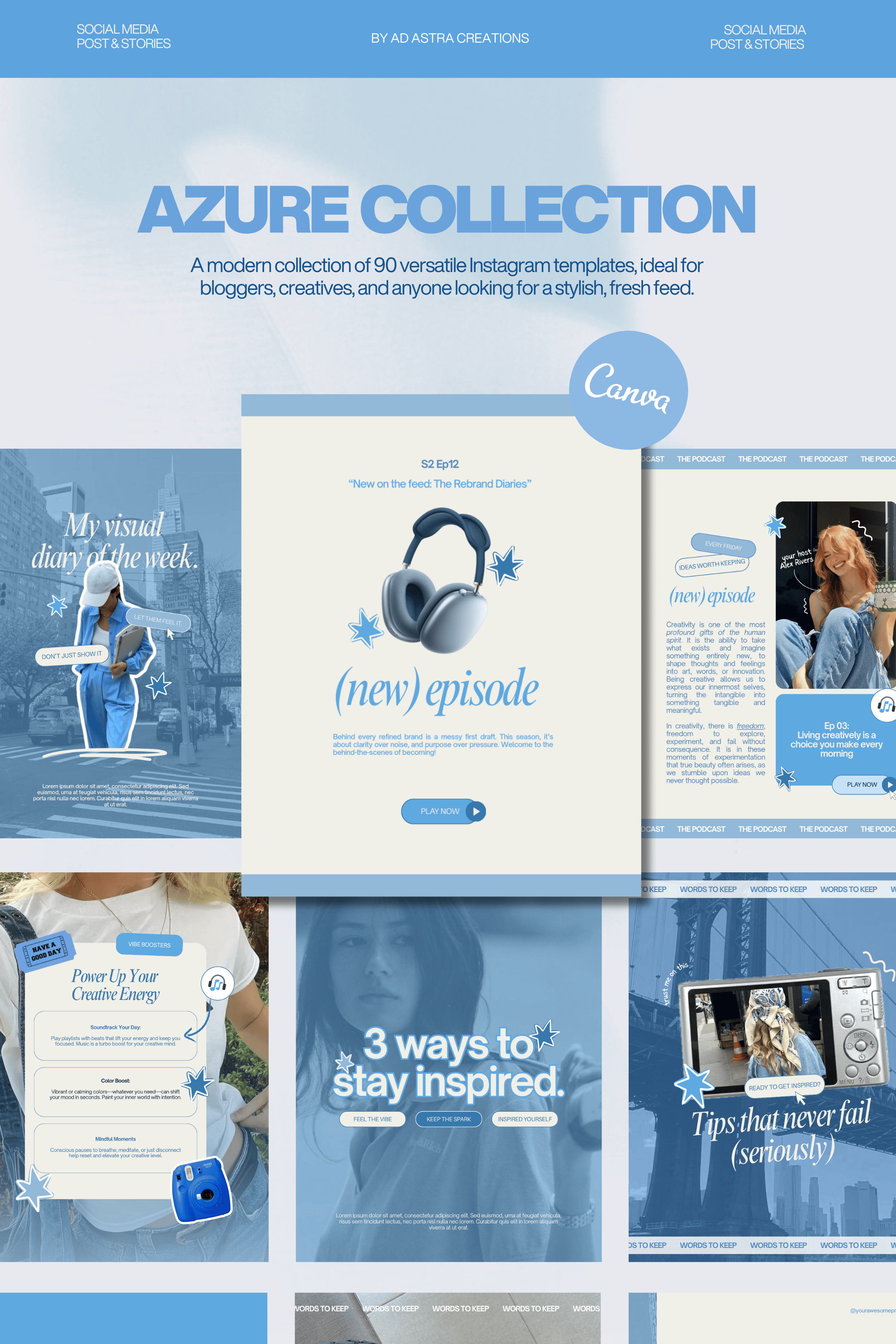AZURE / Instagram Templates - Payhip