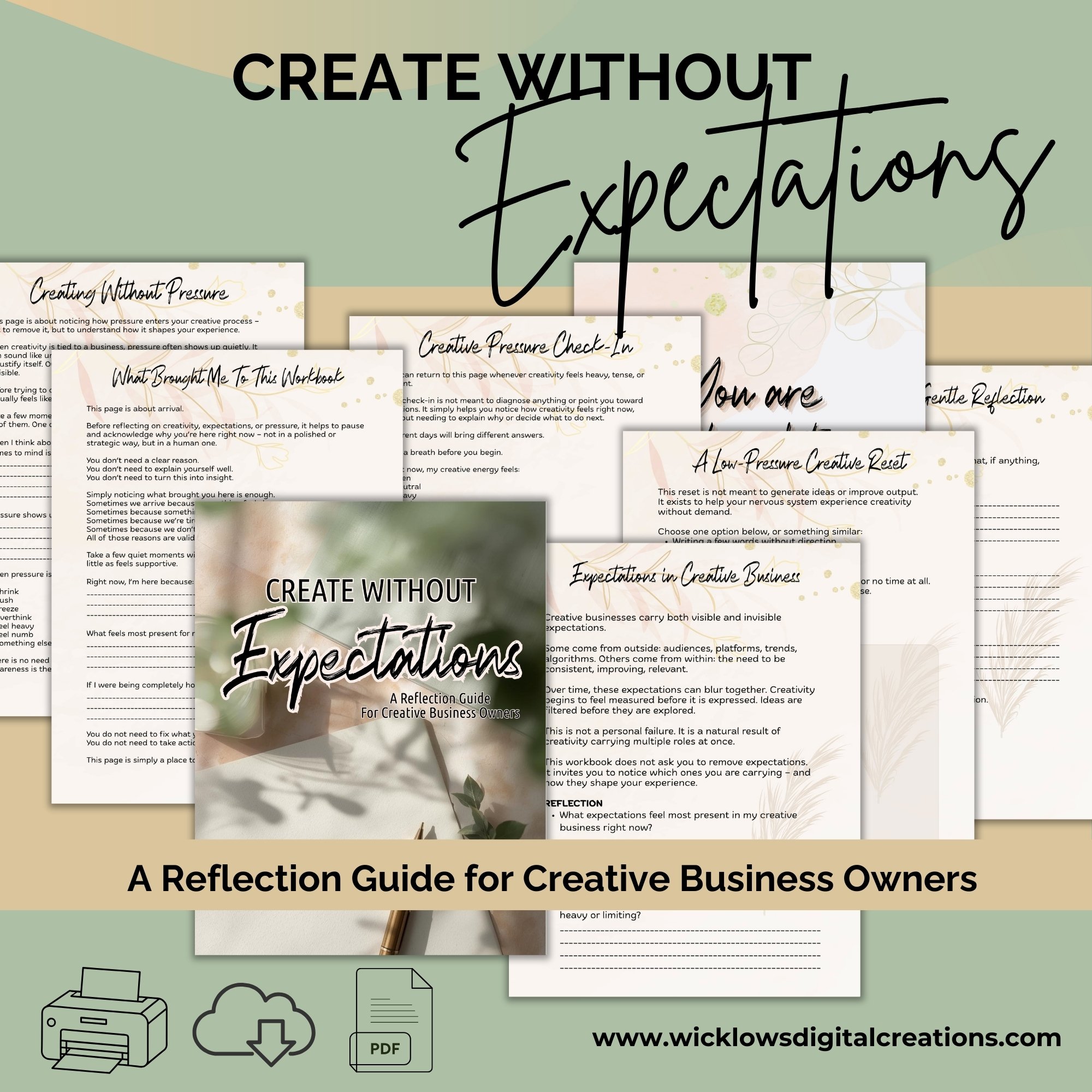 Create Without Expectations: A Reflection Guide for Creative Business ...