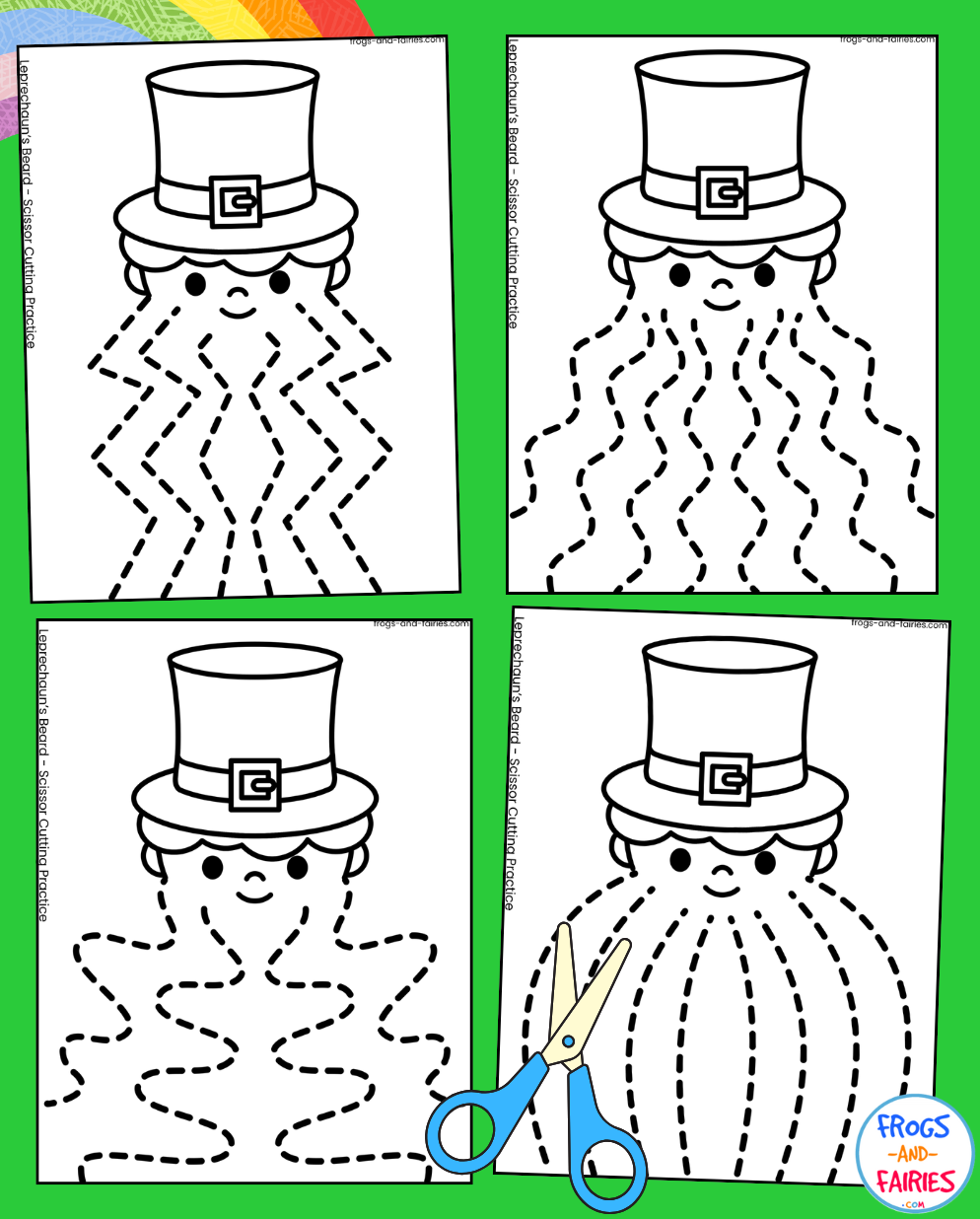 St. Patrick’s Day Cutting Worksheets | Boost Fine Motor Skills with Fun ...