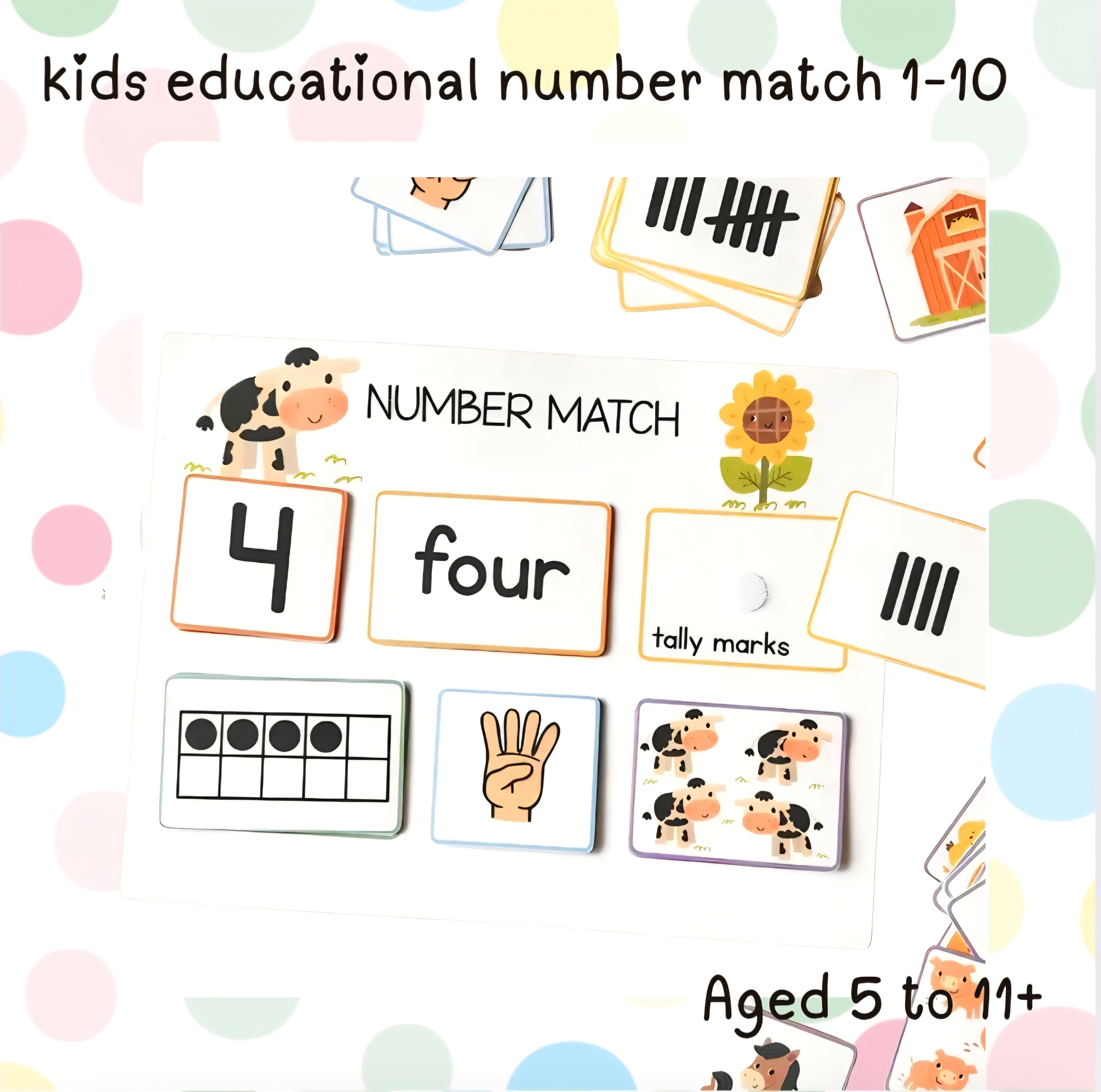 Kids edu maths number match 1-10 - Payhip