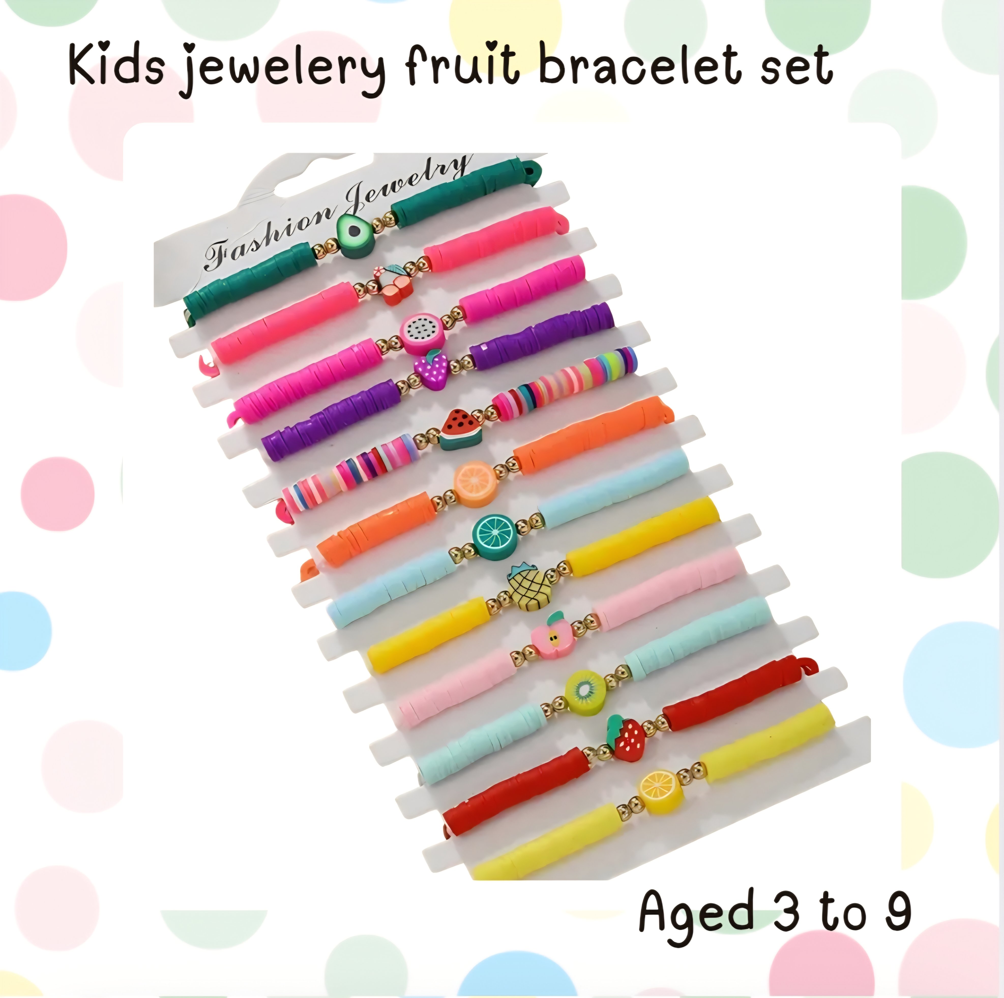 Kids jewelery fruit bracelet pack (12 pcs) - Payhip