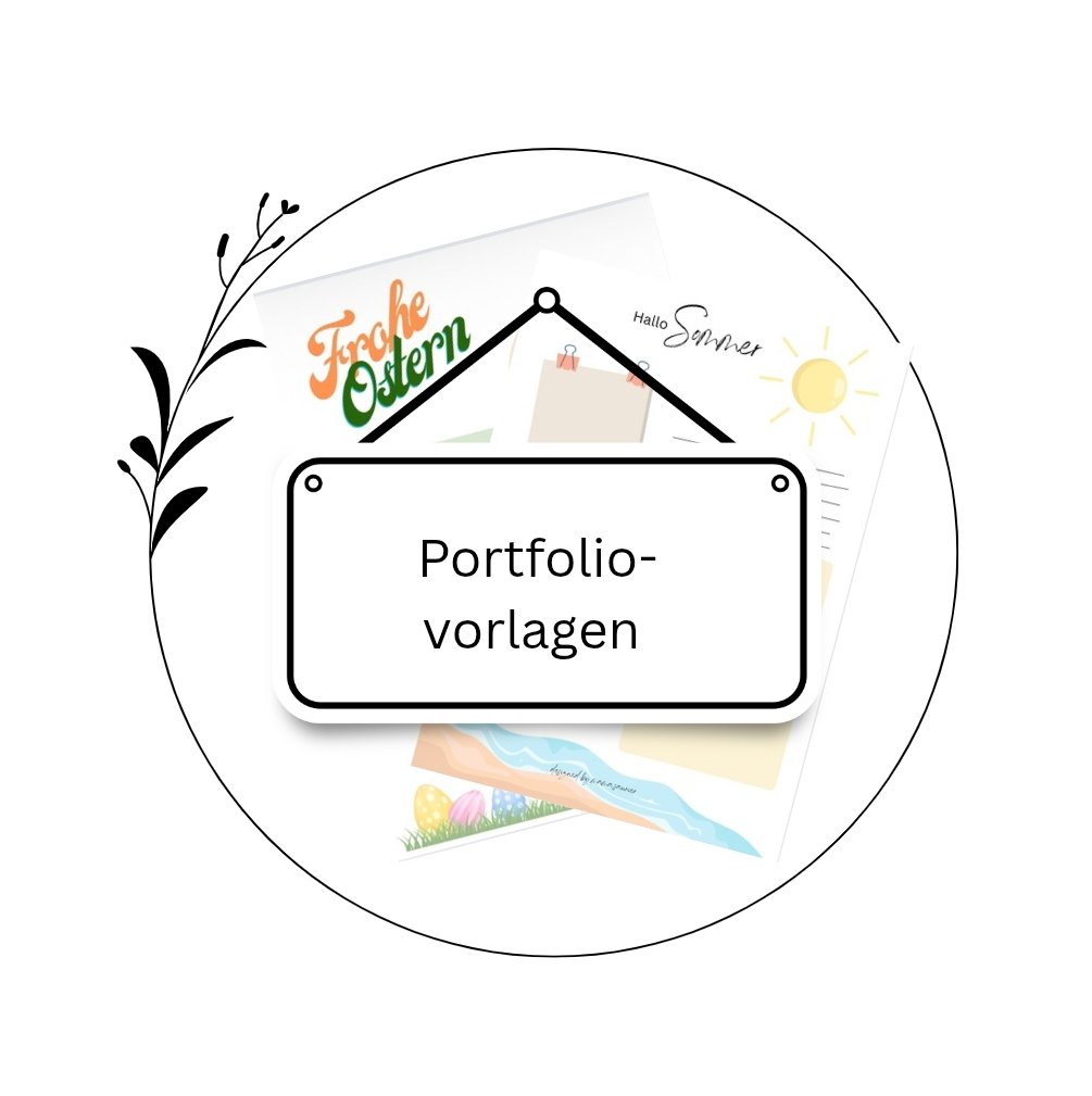10er Set - Portfoliovorlagen Jahreslauf - Payhip