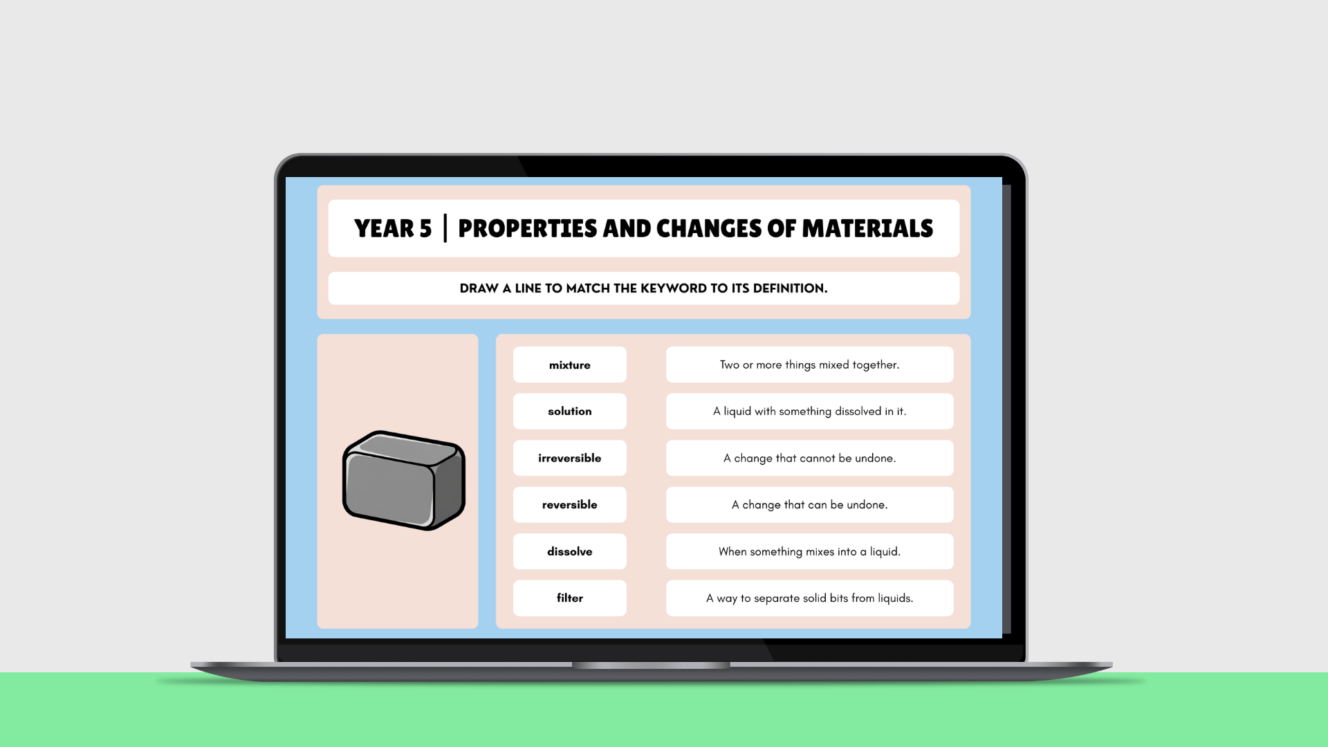 Year 5 Science Vocabulary Match | Canva Editable Worksheets