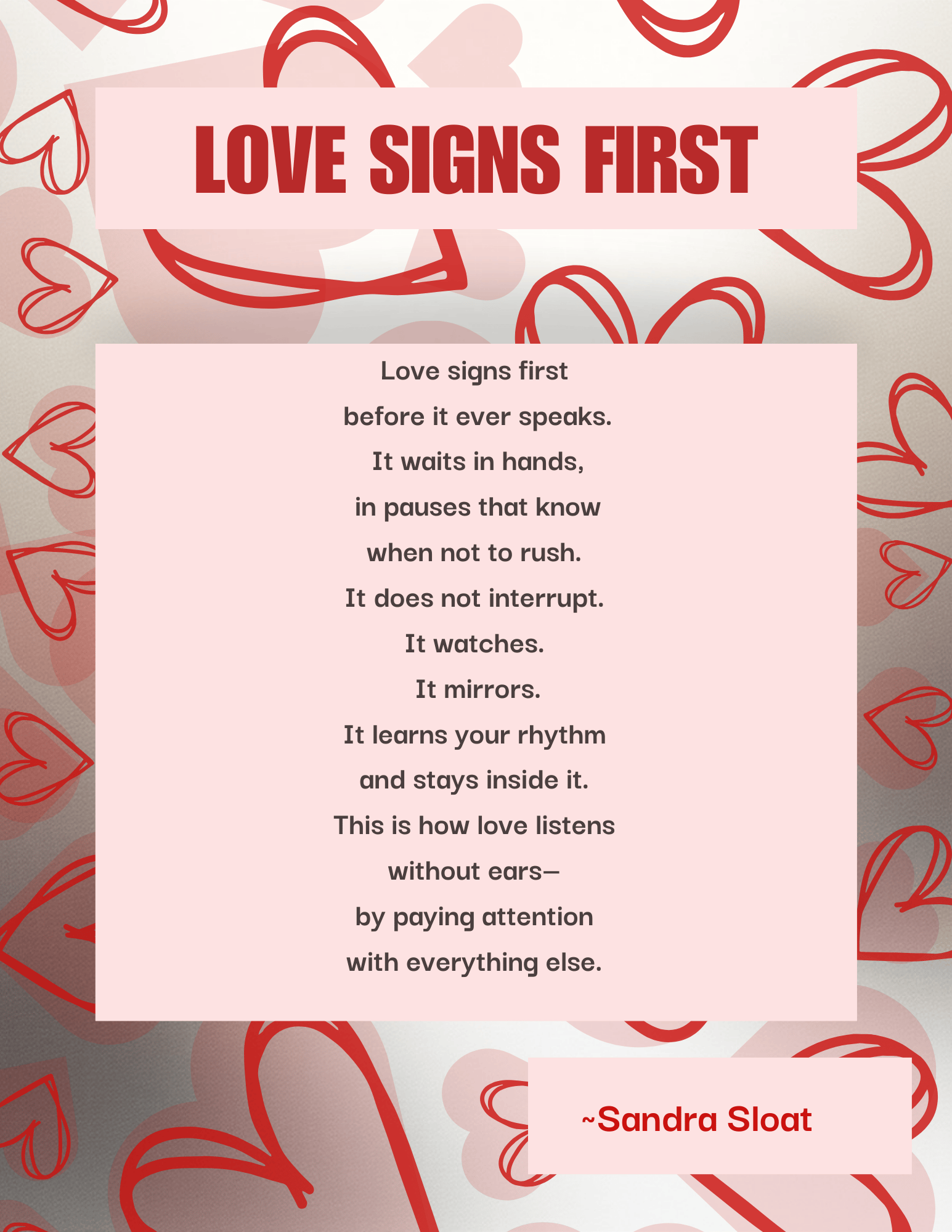ASL Alphabet Poster – Sign Language Alphabet Printable (Valentine’s Day ...