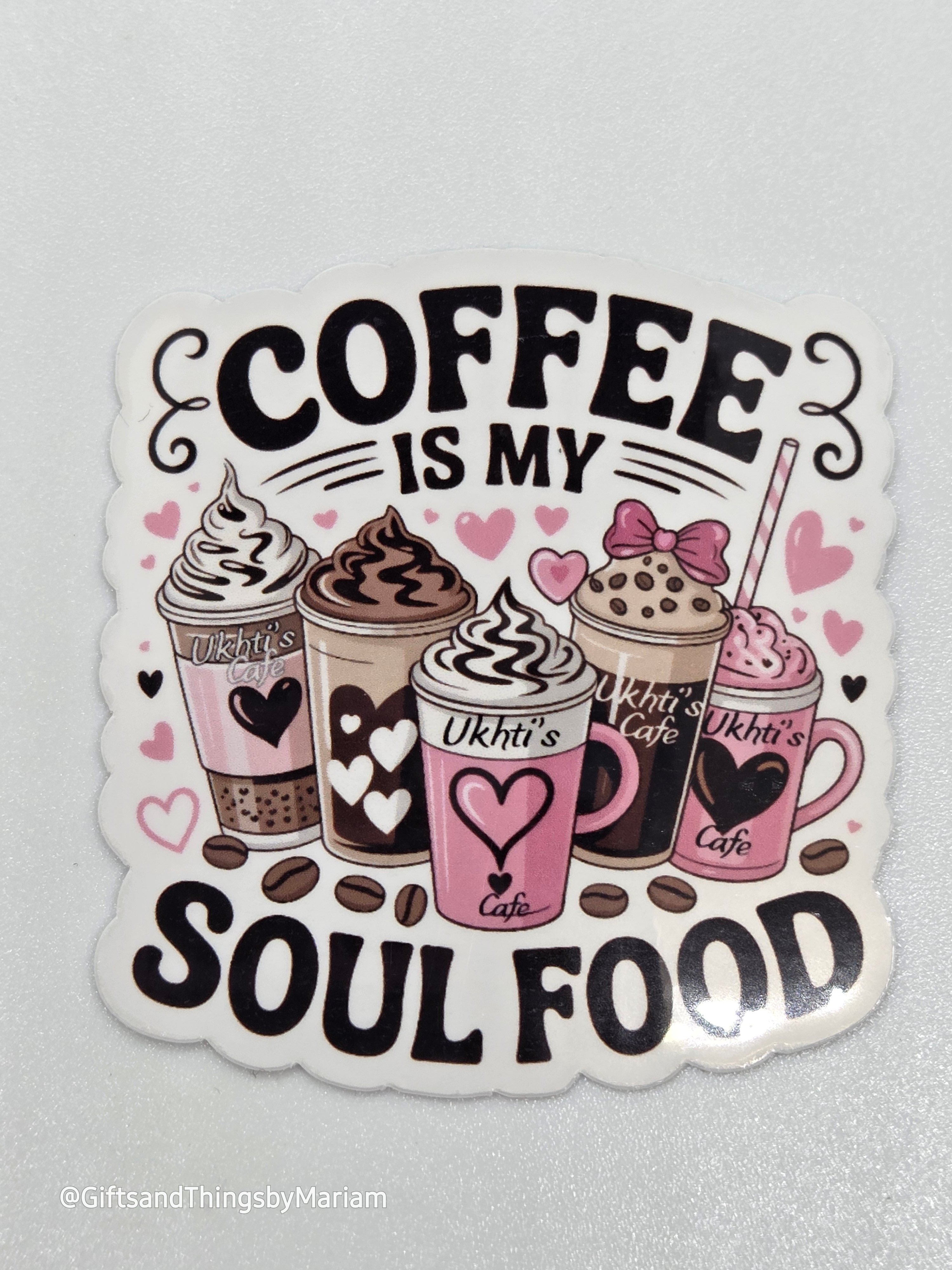 Coffee is my Soul Food Vinyl Sticker - Payhip